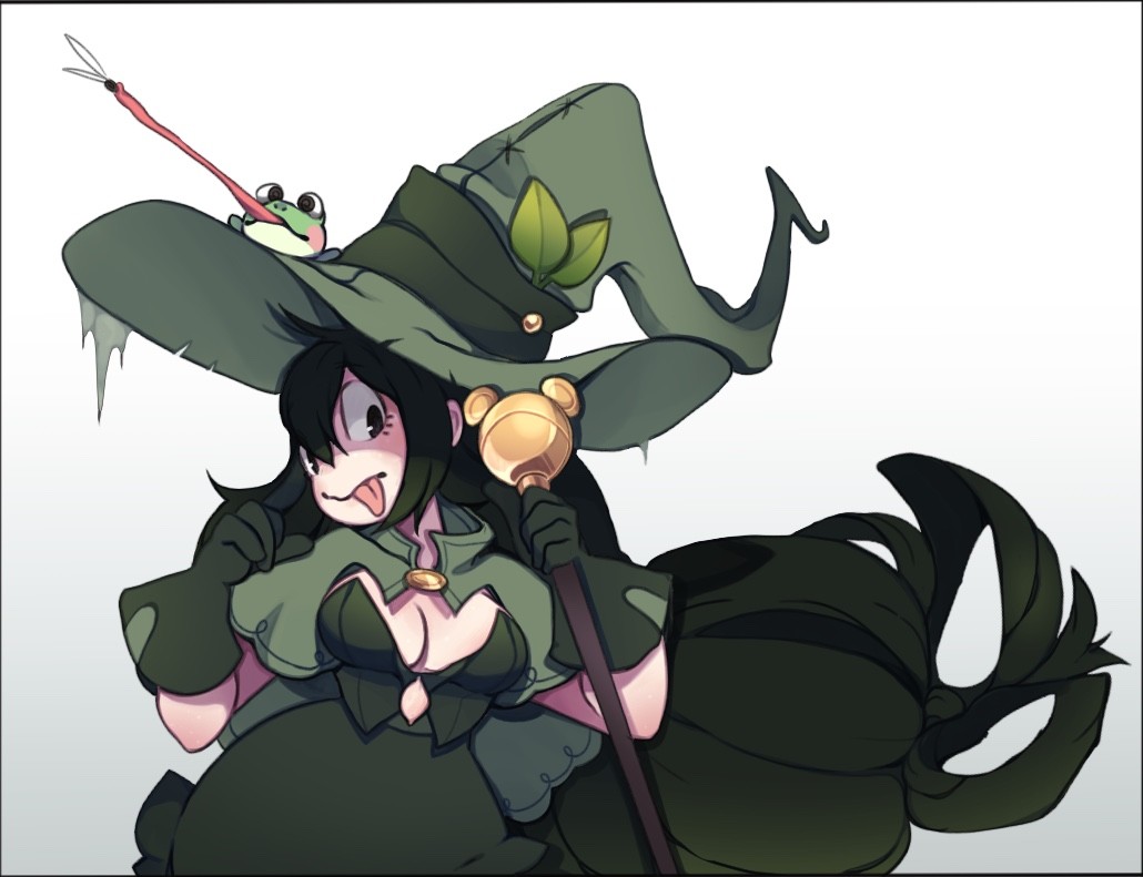 ArtStation - The frog witch