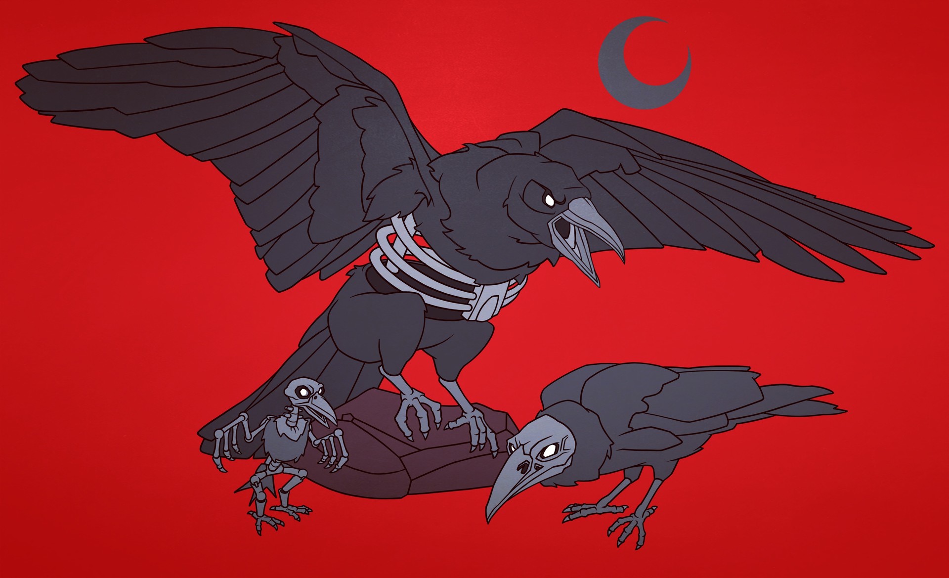 ArtStation - A Murder of Crows