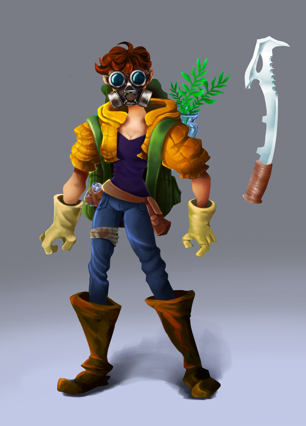 ArtStation - Post Apocalyptic Character Concept