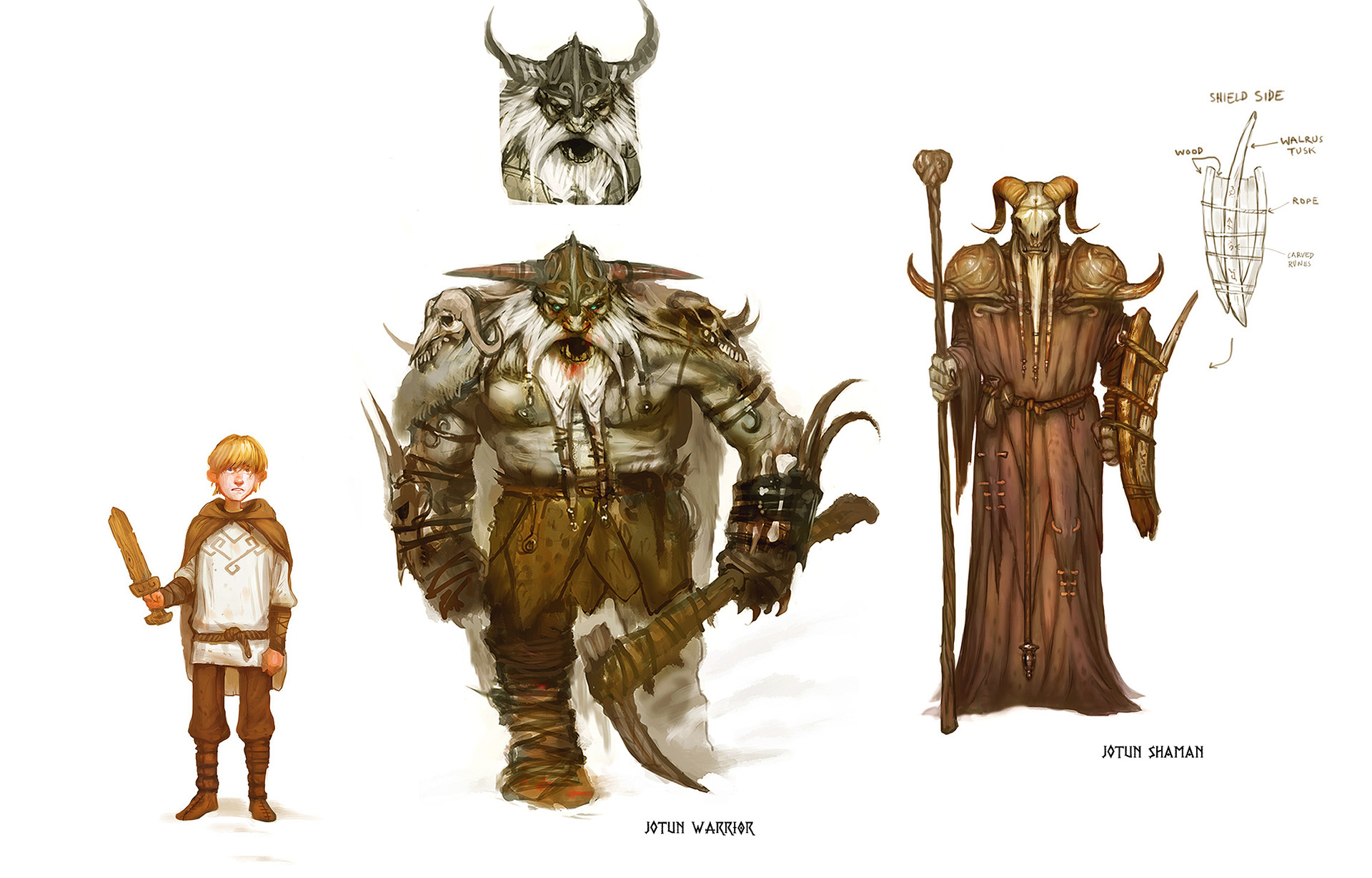 ArtStation - Skar character designs