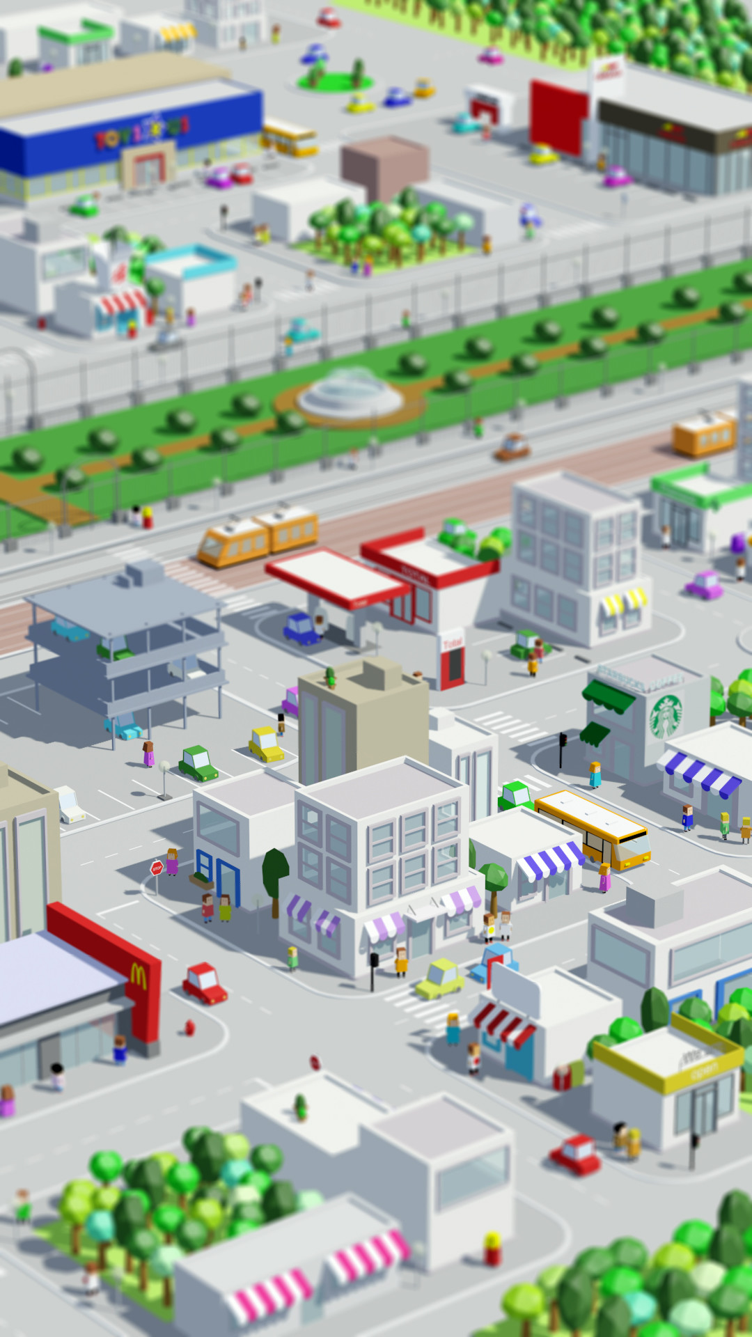 ArtStation - Low Poly City