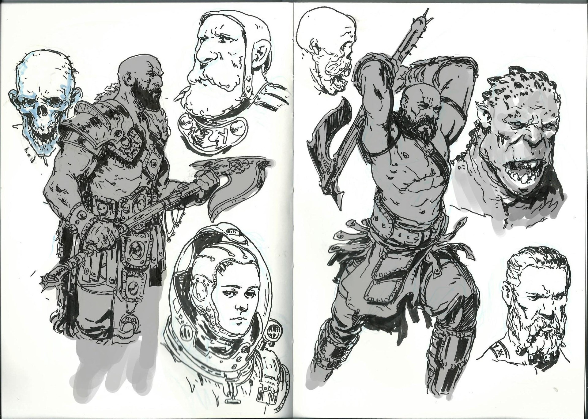 johan-grenier-sketchbook-04.jpg (1920×1370)-花瓣网