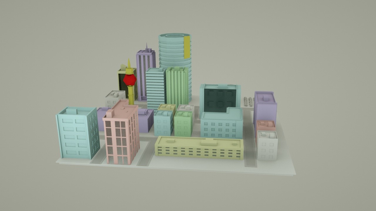 ArtStation - Isometric City