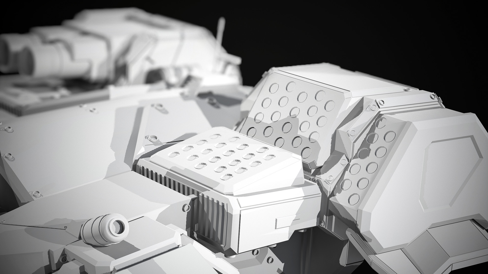 Dennis Halim - KGC - 0000 King Crab 3D Model from Battletech