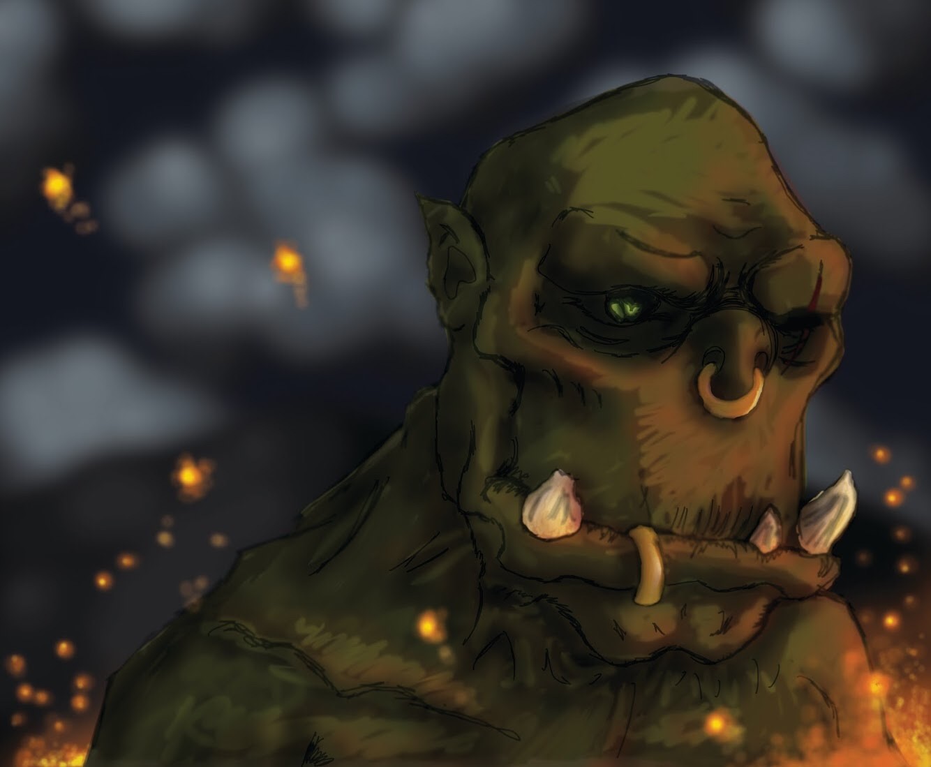 ArtStation - Orc Raider, Austin Whitaker