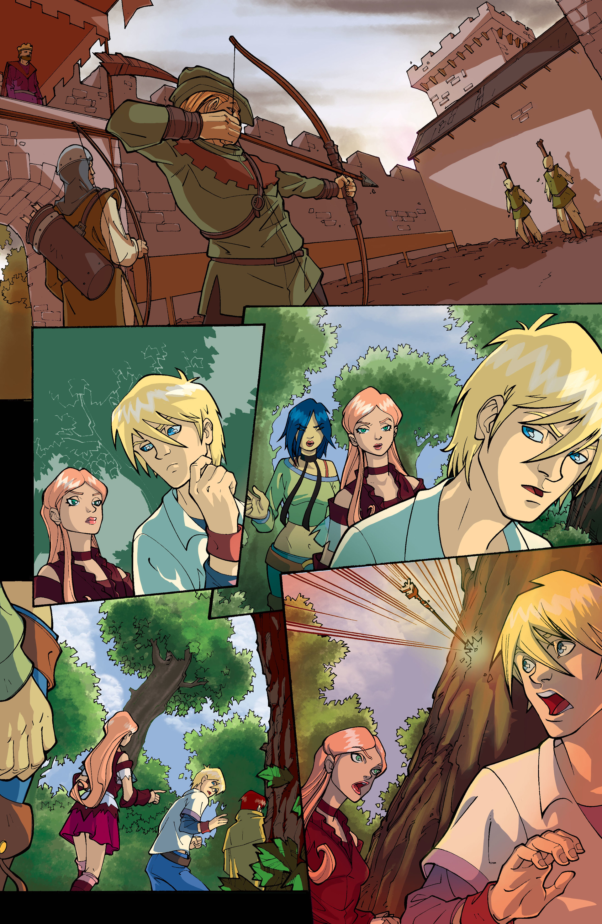 ArtStation - Huntik 02 page 8 color exercise