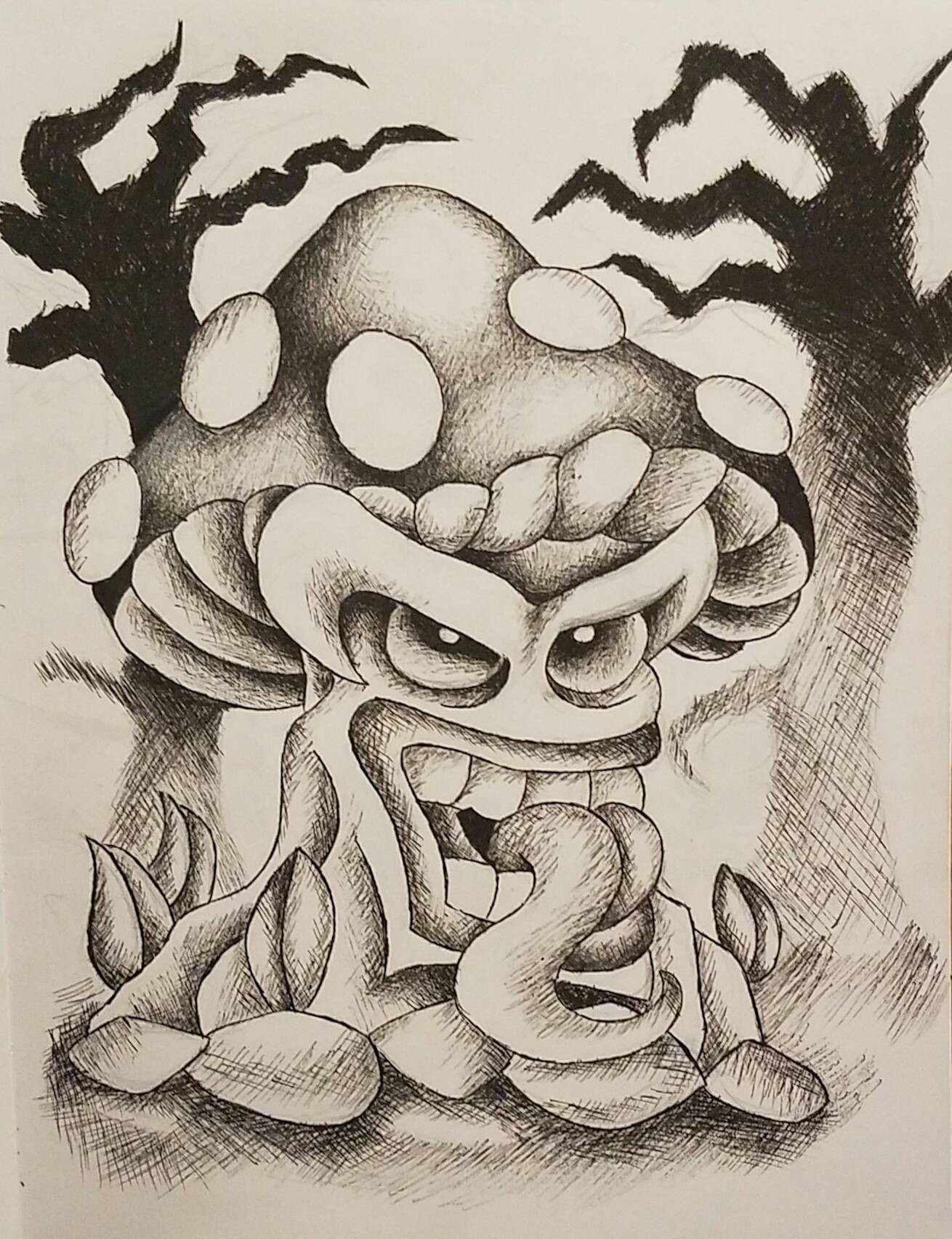 Eli Isham - Inktober Day 23: The Swamp Dweller