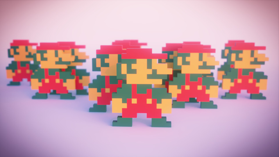 ArtStation - Mario - Assistance from Nick Davies