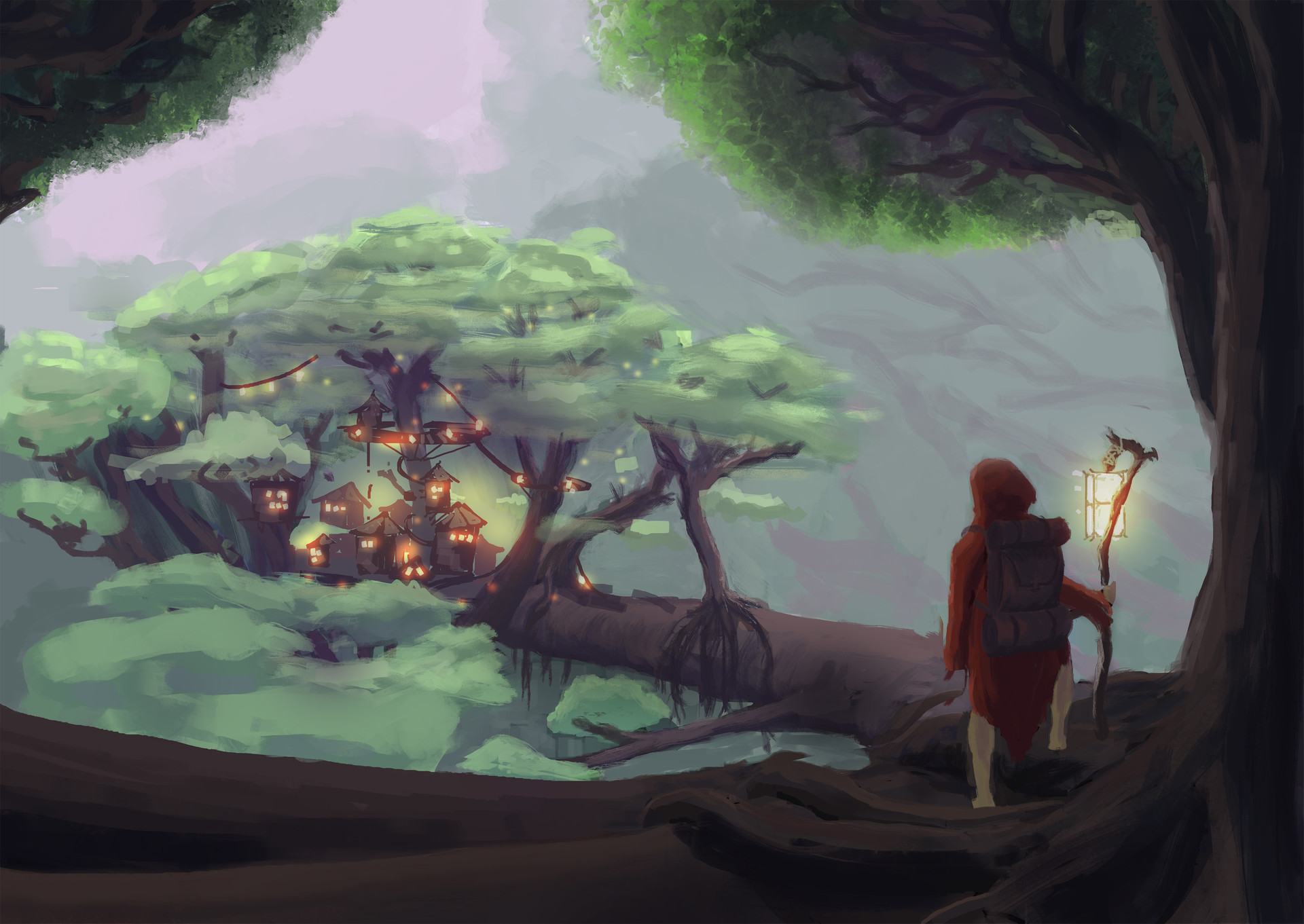 ArtStation - Megaforest Treetops