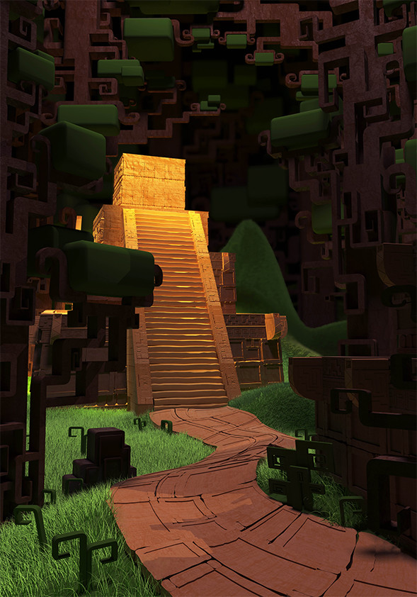ArtStation - Aztec Forest