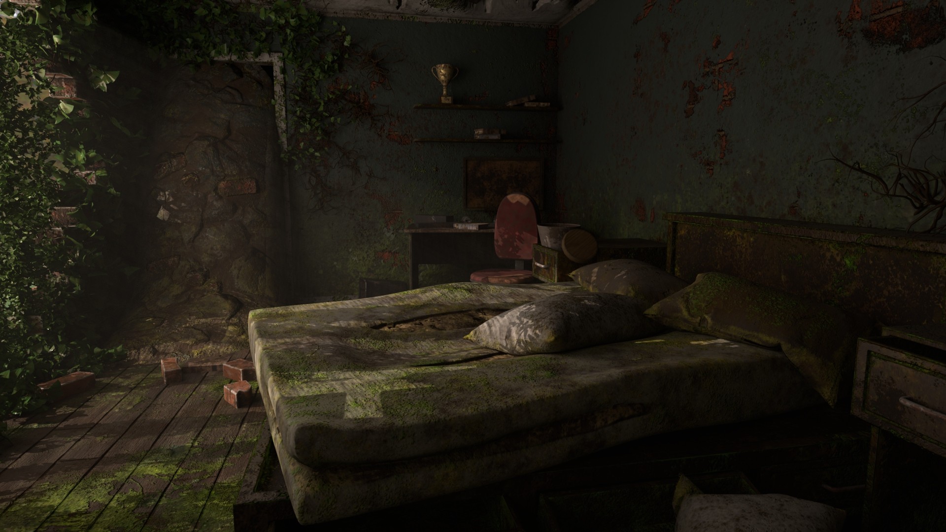 Joshua Abbott - Post Apocalyptic Bedroom