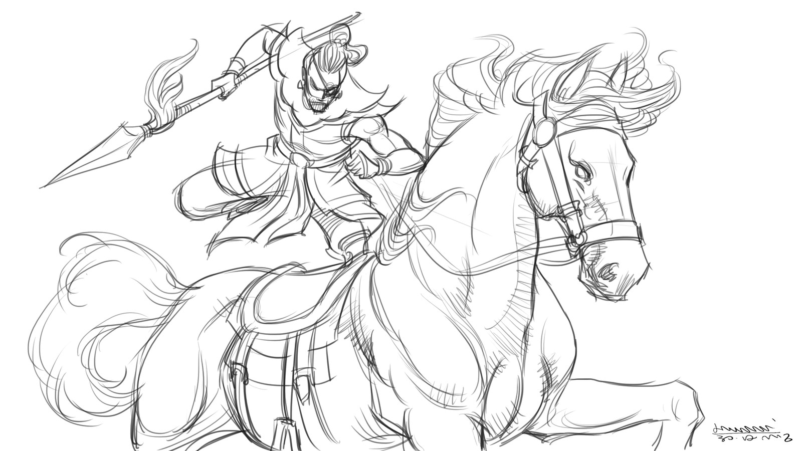 Ko Kyaw ( PIXEL BRUSH ARTSTUDIO ) - burmese warrior(sit thu gyi)