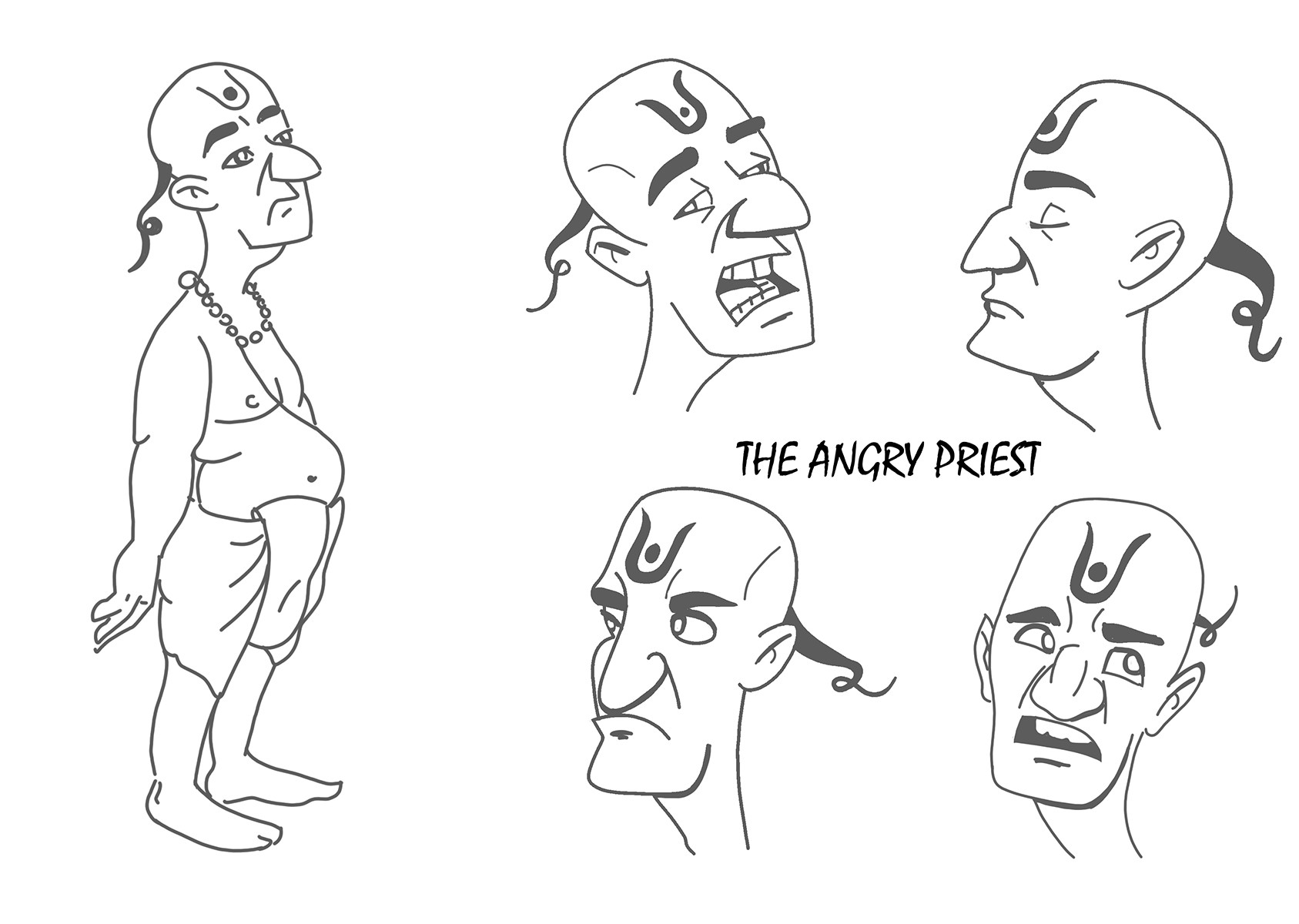 ArtStation - ANGRY INDIAN PRIEST