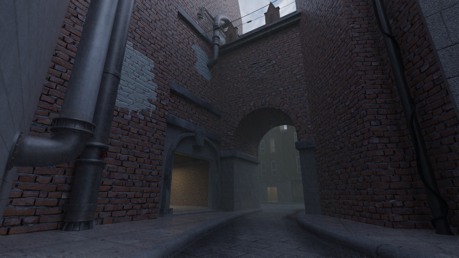 ArtStation - King's Row Alley