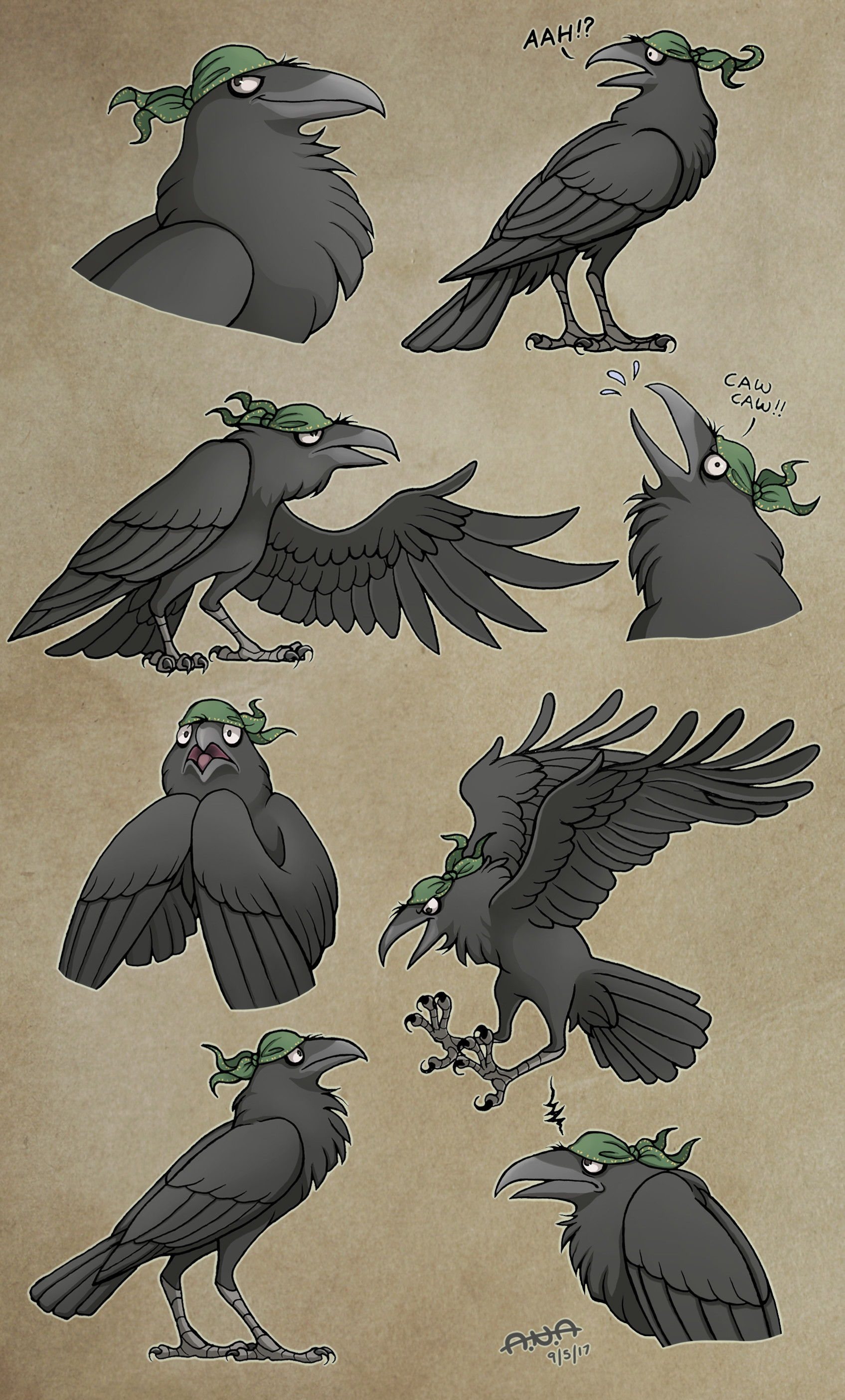 ArtStation - Raven Model Sheet