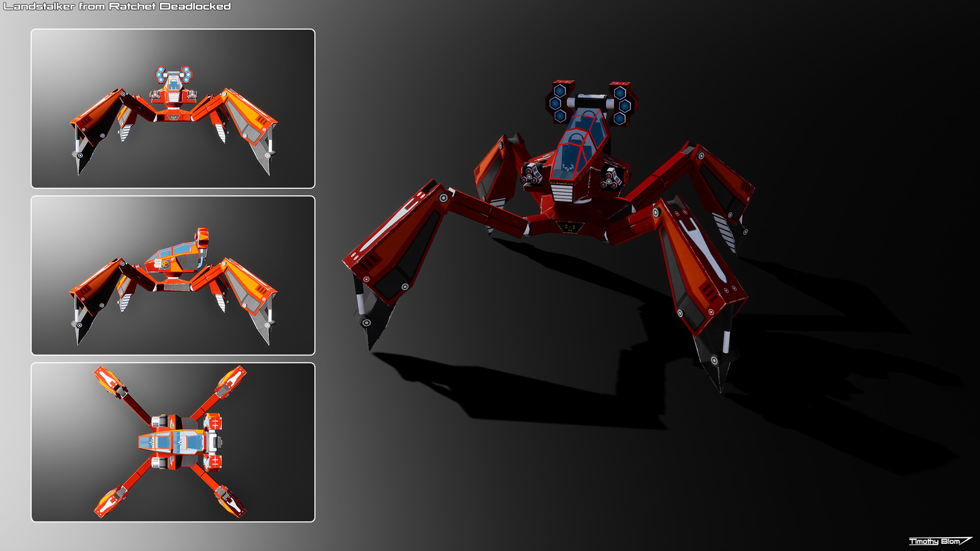 ArtStation - Landstalker from Ratchet Deadlocked