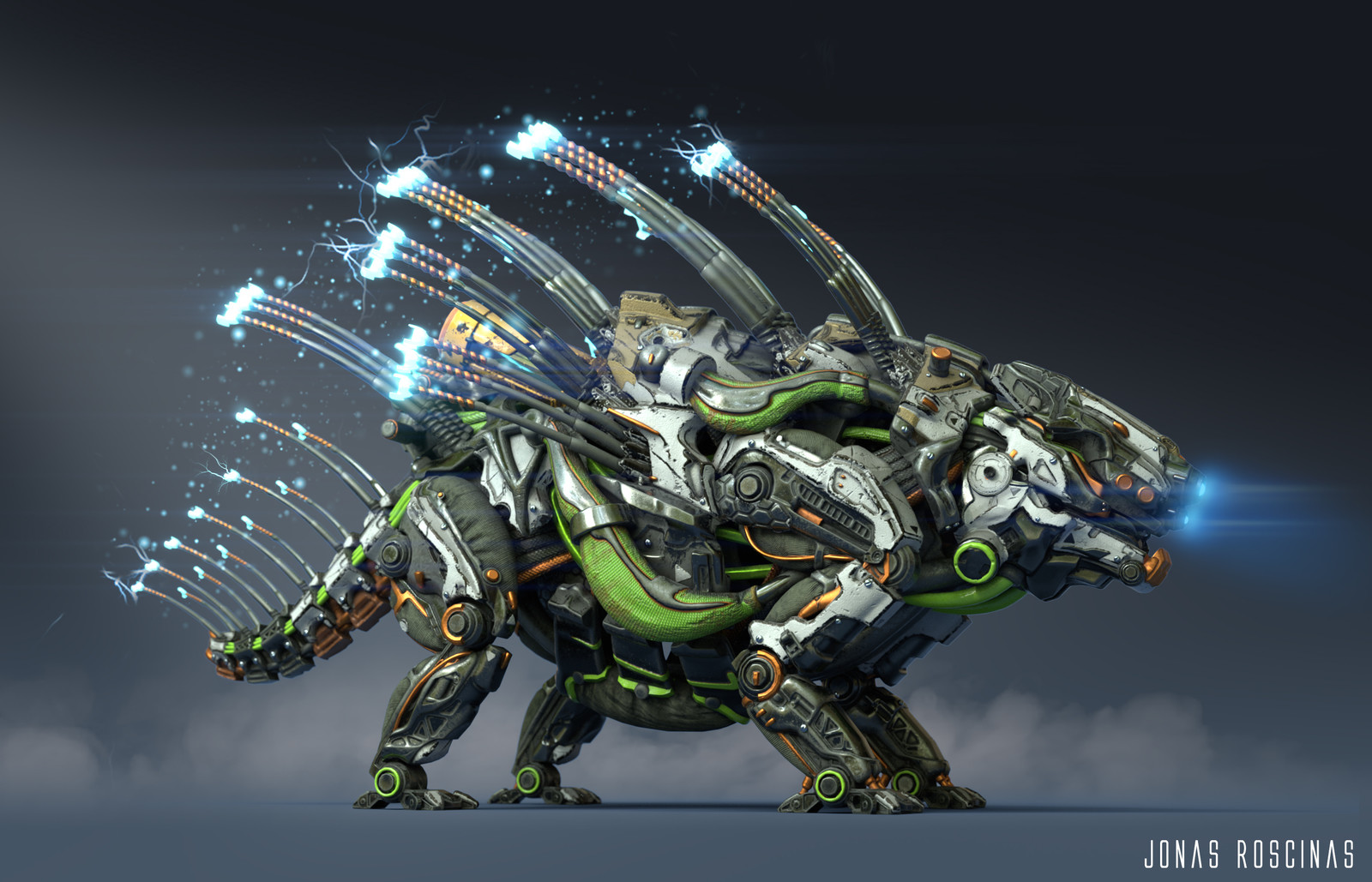 ArtStation - Mech Porcupine