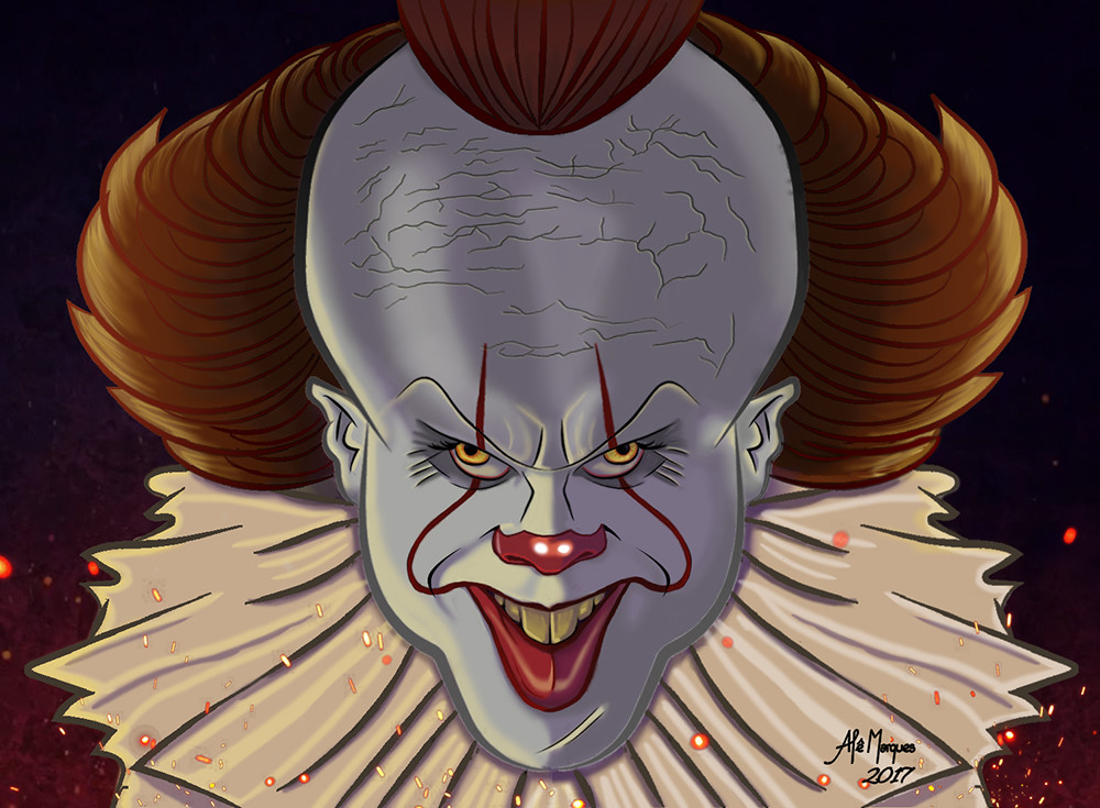 how to draw pennywise 2017
