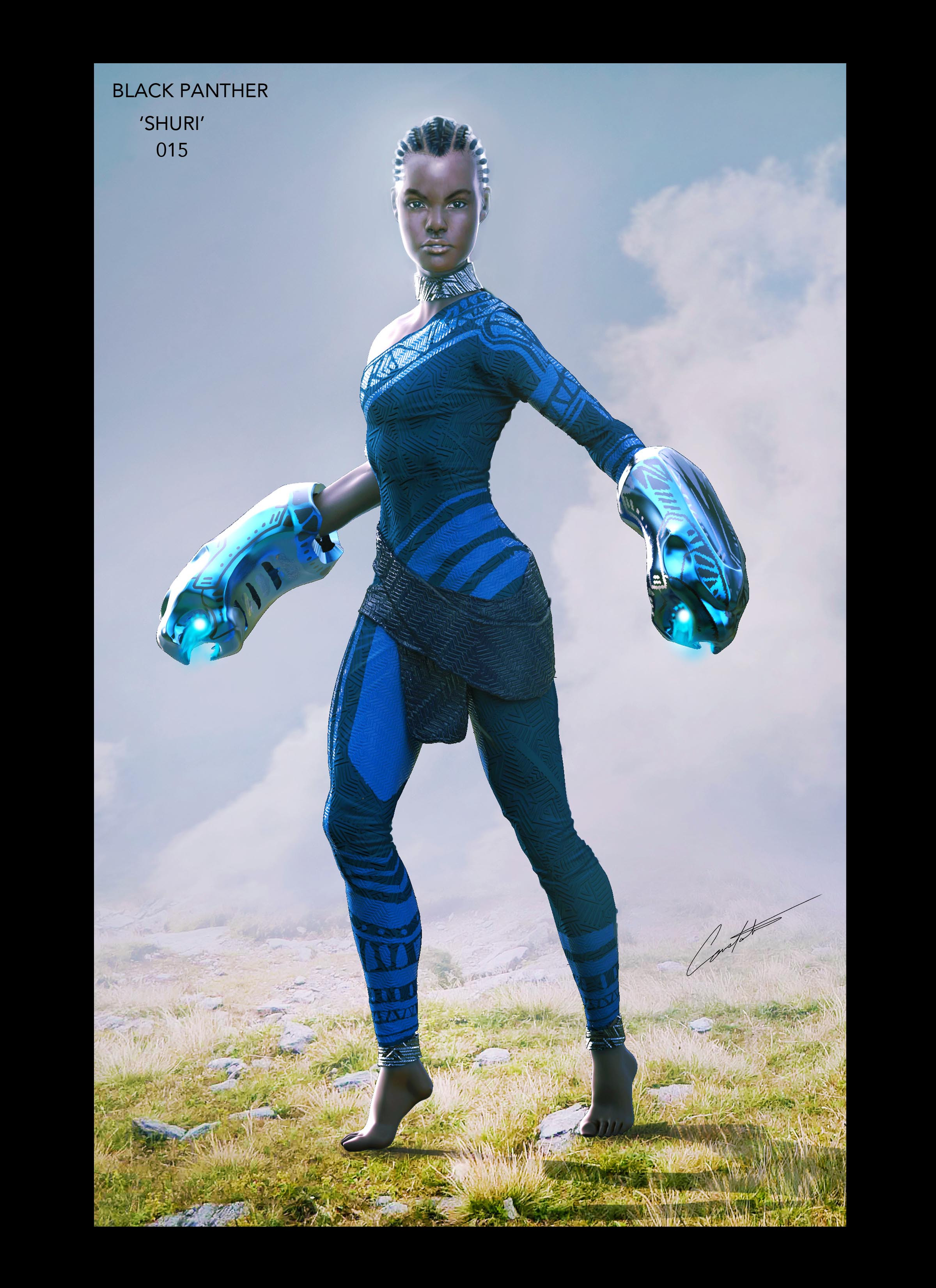 Constantine Sekeris - Black Panther 'Shuri' Costume Concept Design