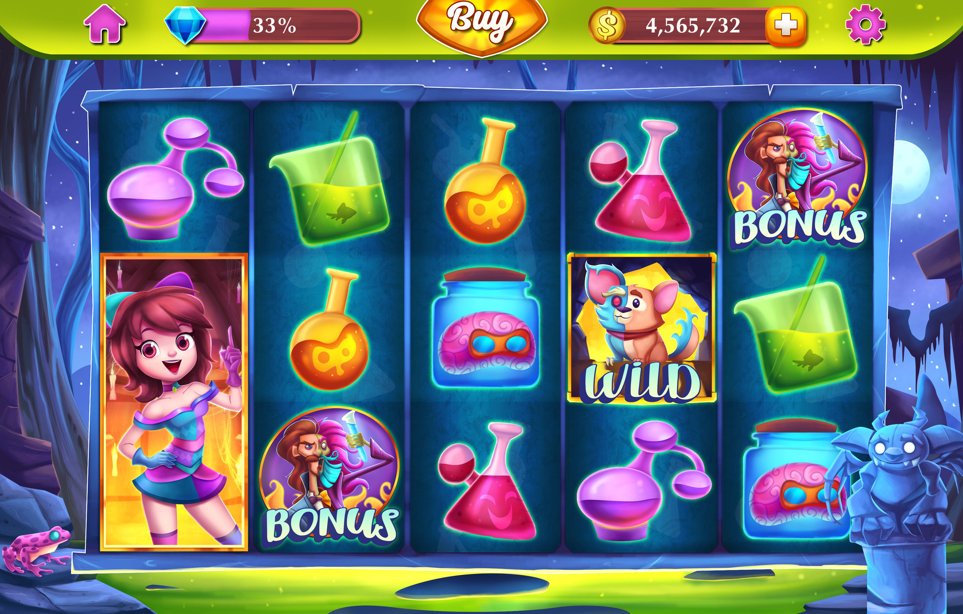 William Alvarez Portfolio - Mobile Slots Game art