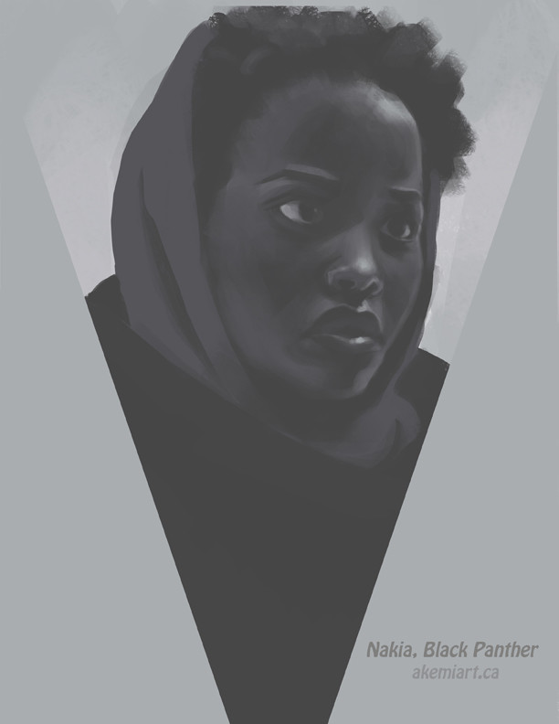 ArtStation - Nakia, Black Panther