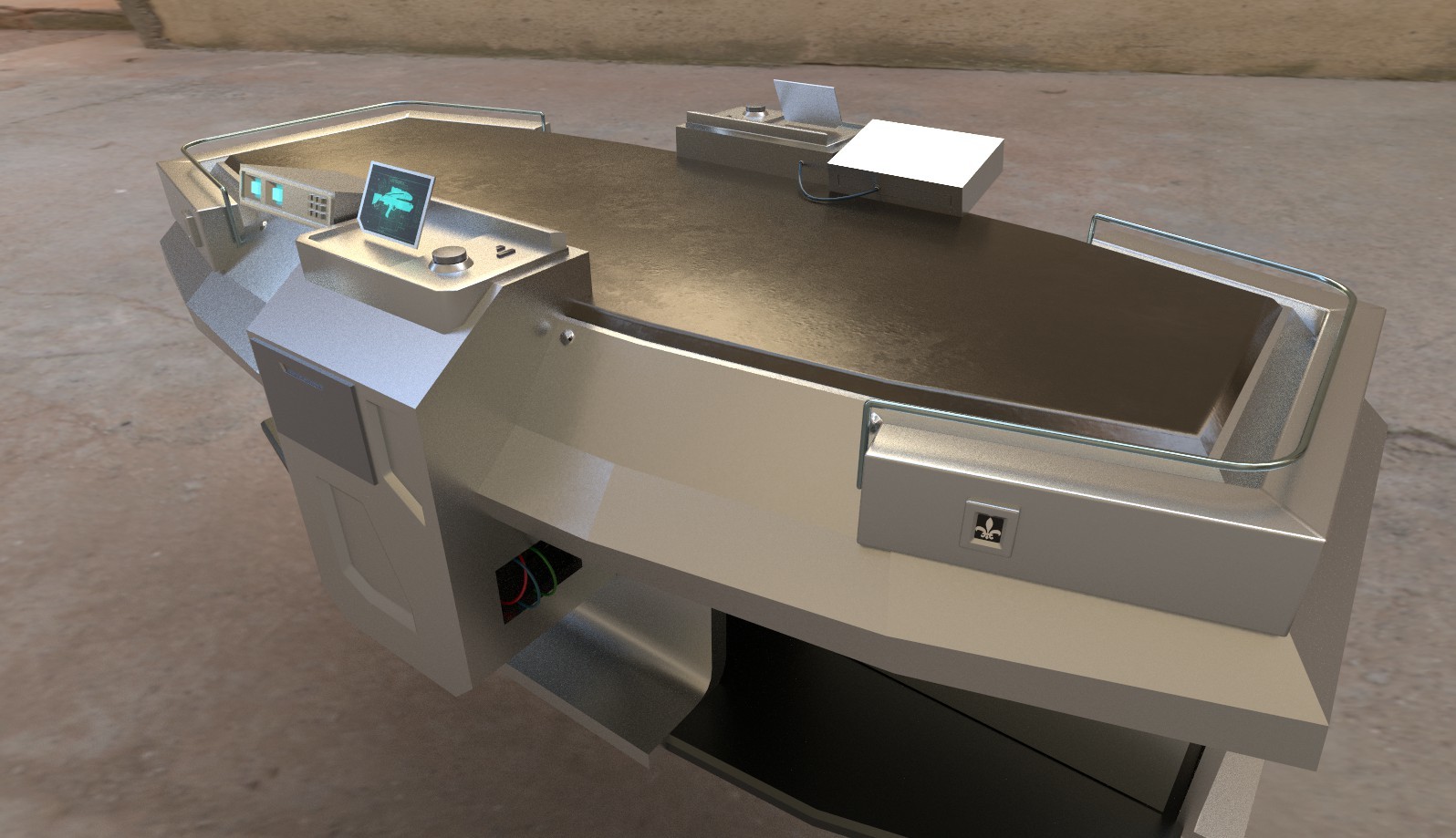 ArtStation - sci-fi-labratory-table