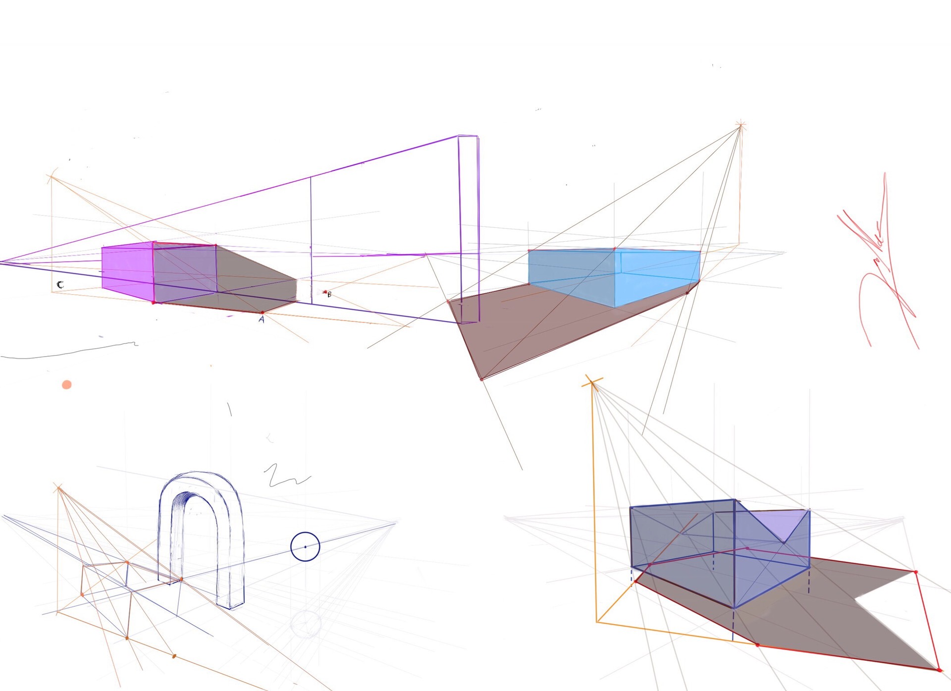 ArtStation - Shadow projection basics