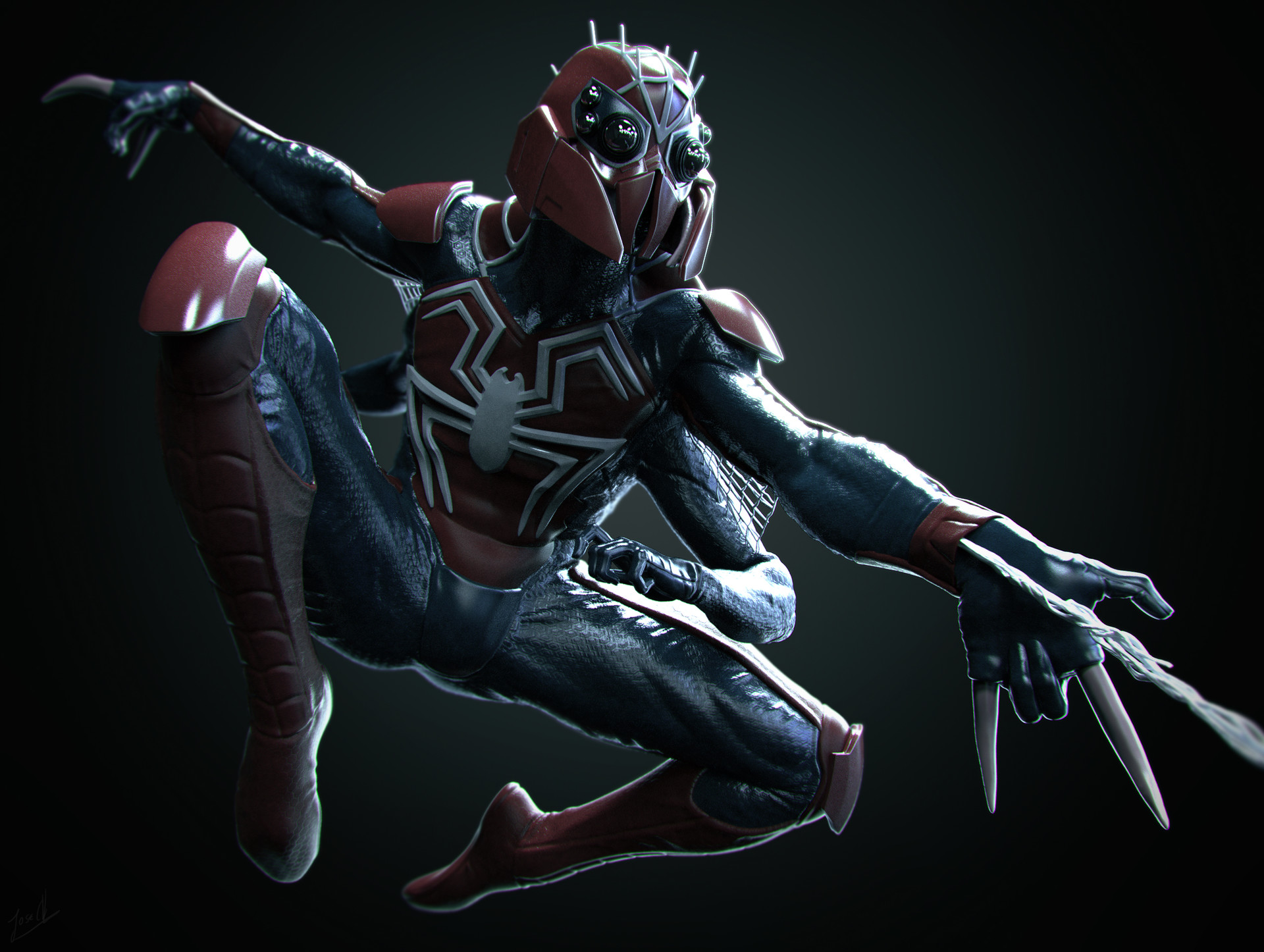 Ultimate Spiderman Render
