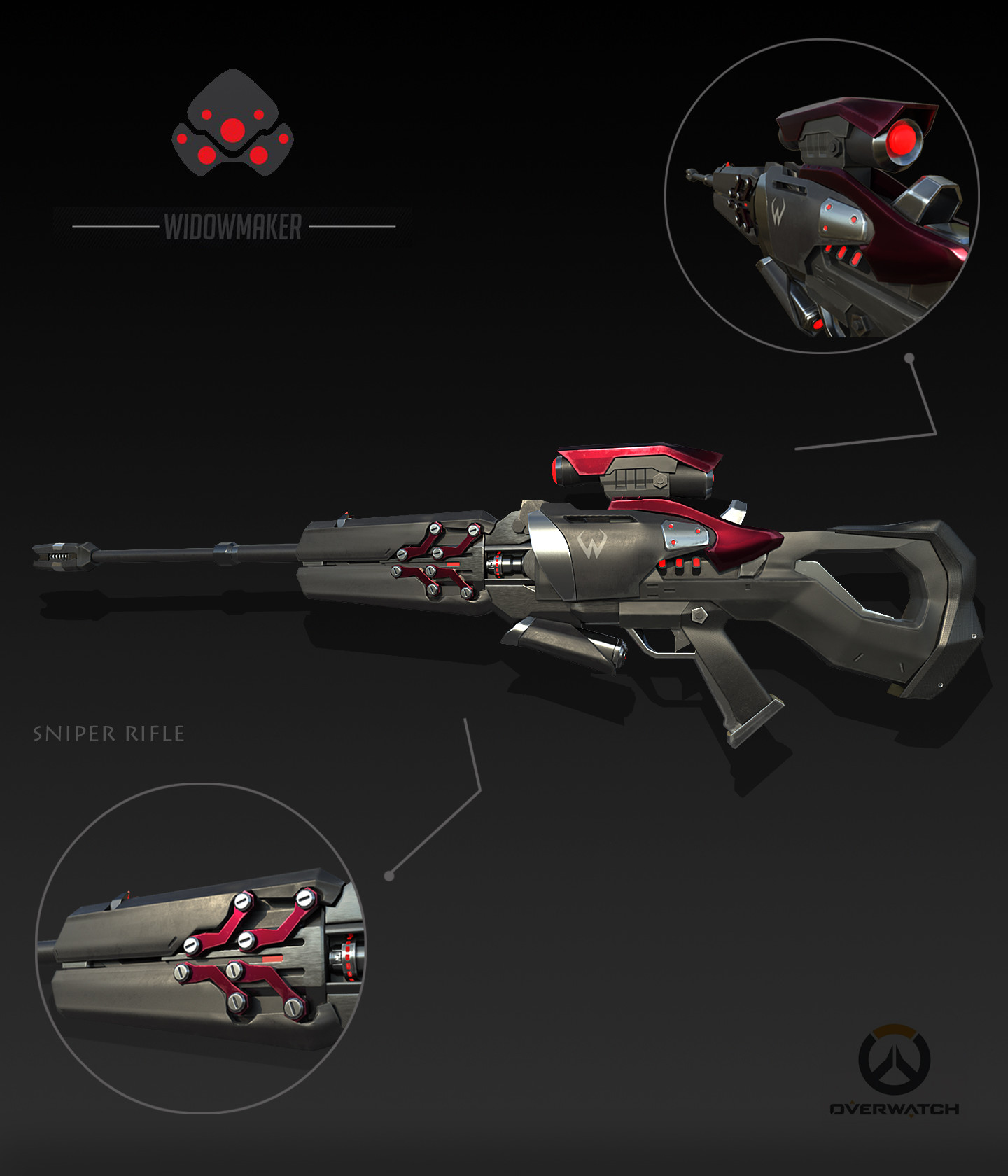 Dan Jiao - Overwatch Fan-art Widow's Kiss