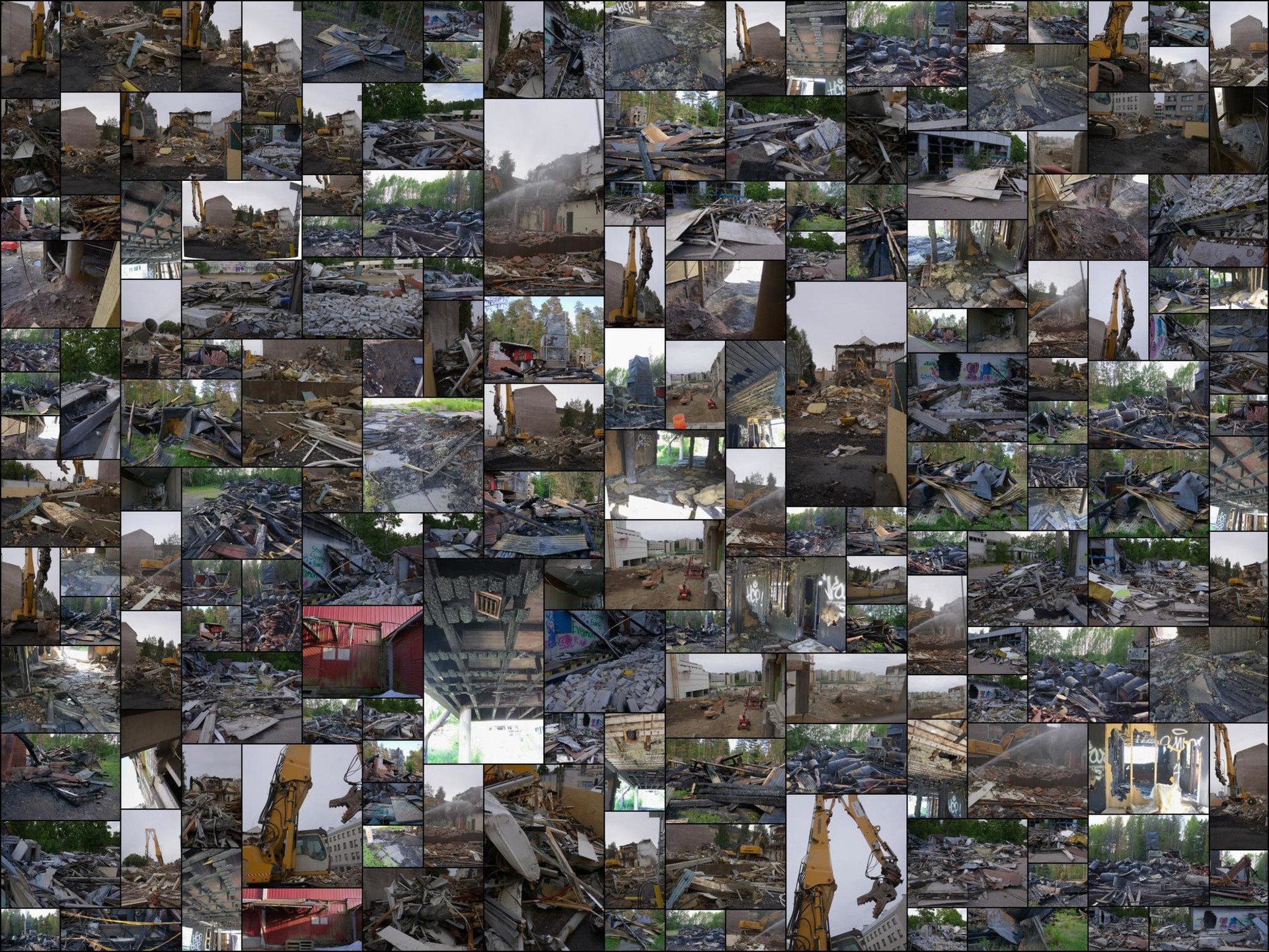FOTOREF.COM Photo Packs - 175 photos of Torched and Collapsed Buildings