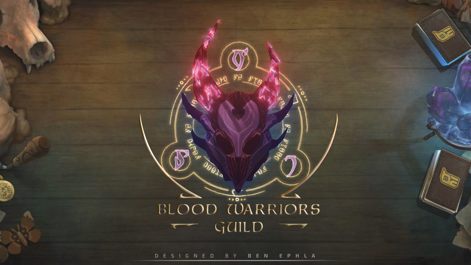 ArtStation - Blood Warriors Guild - Logo [commission]