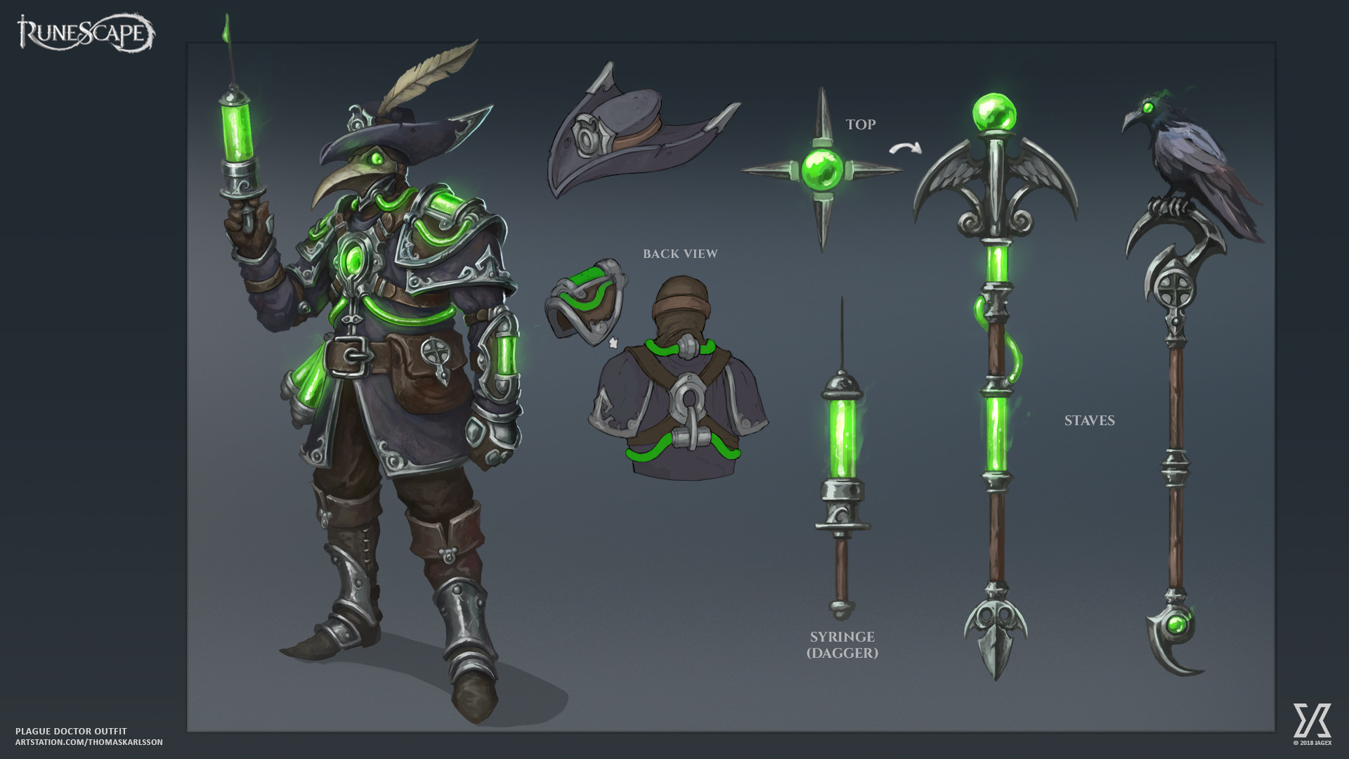 Thomas Karlsson - RuneScape - Plague Doctor Outfit