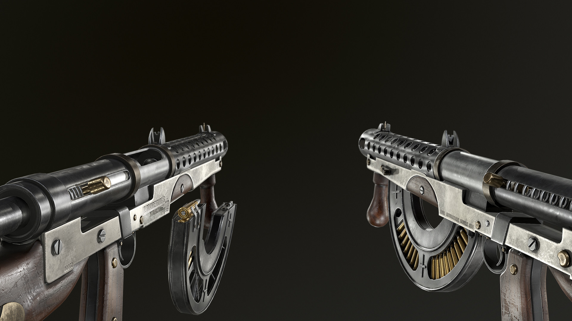 Gregory Trusov - Steampunk assault rifle