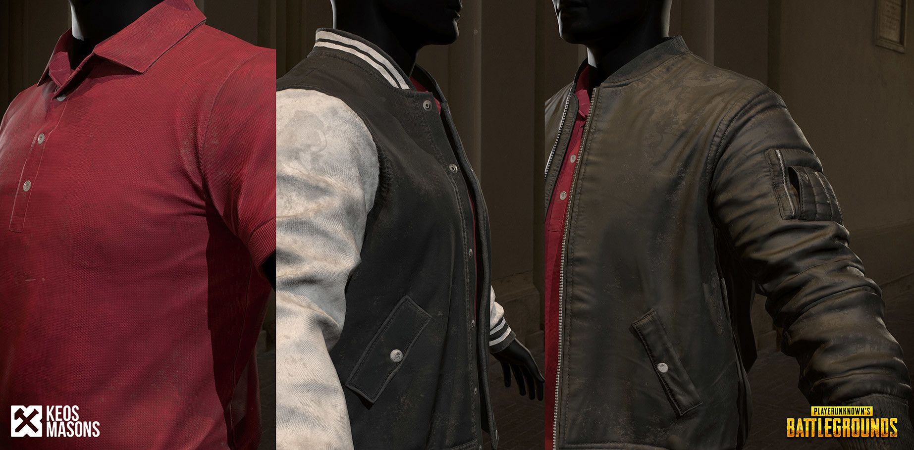 ArtStation - PUBG Set of Cloths