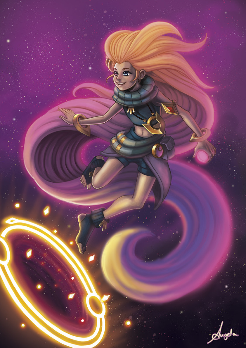 how to draw zoe from league of legends