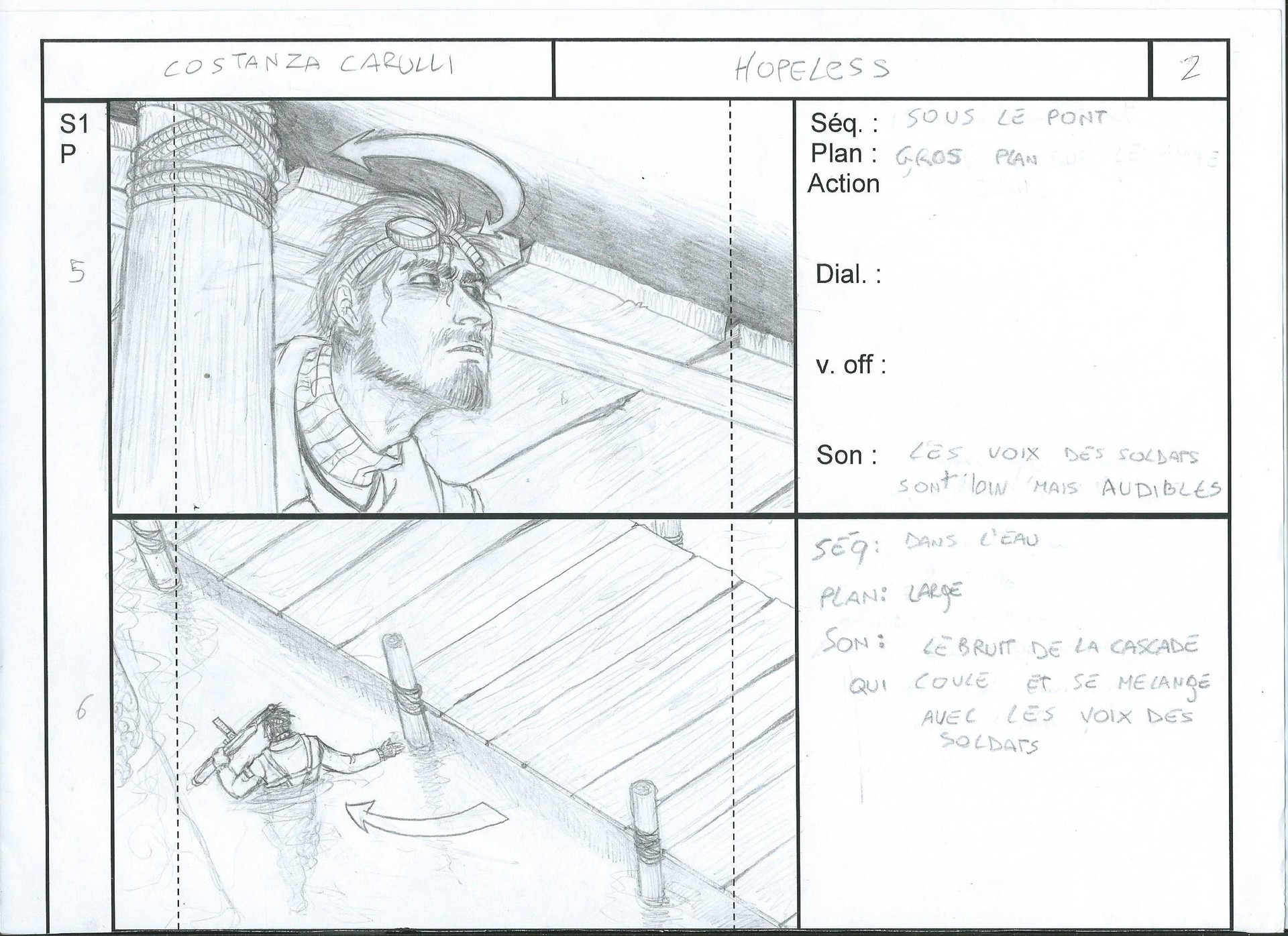ArtStation - Storyboard from the scenario: Hopeless