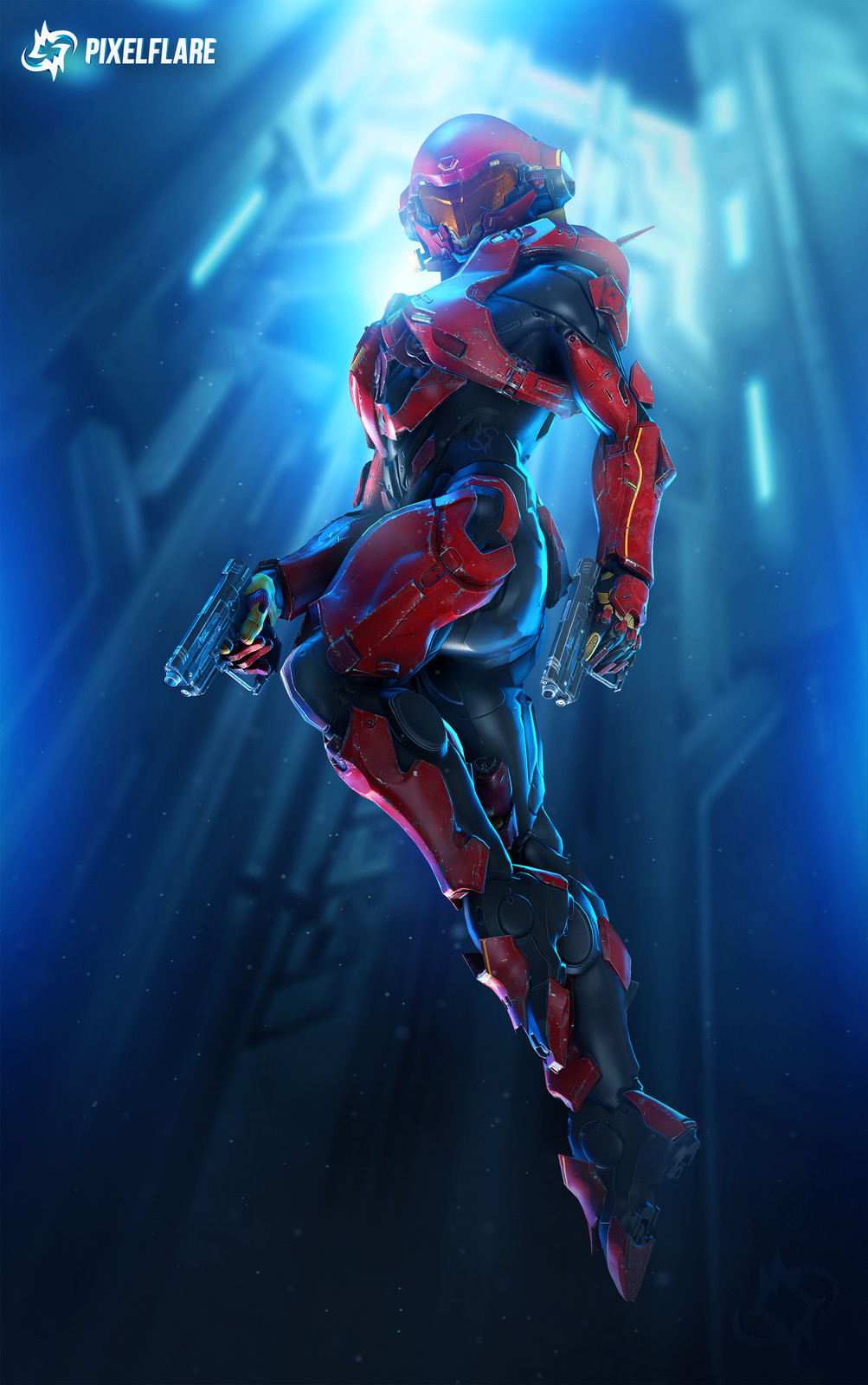 William Cameron - Older Halo 3D Artwork (Fan Made)