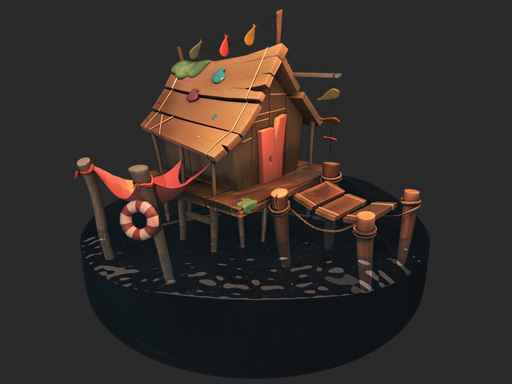 ArtStation - Lake House