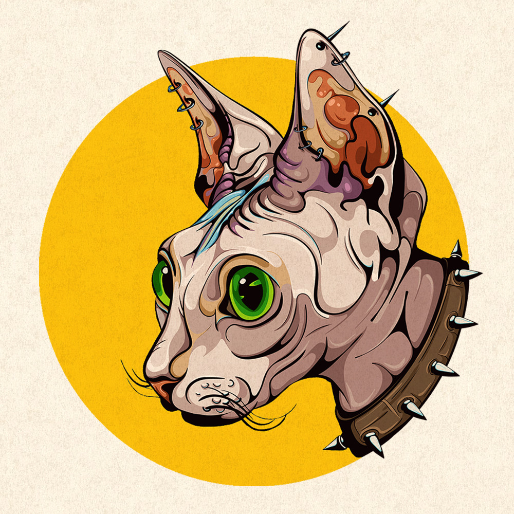 Punk Cat | atelier-yuwa.ciao.jp