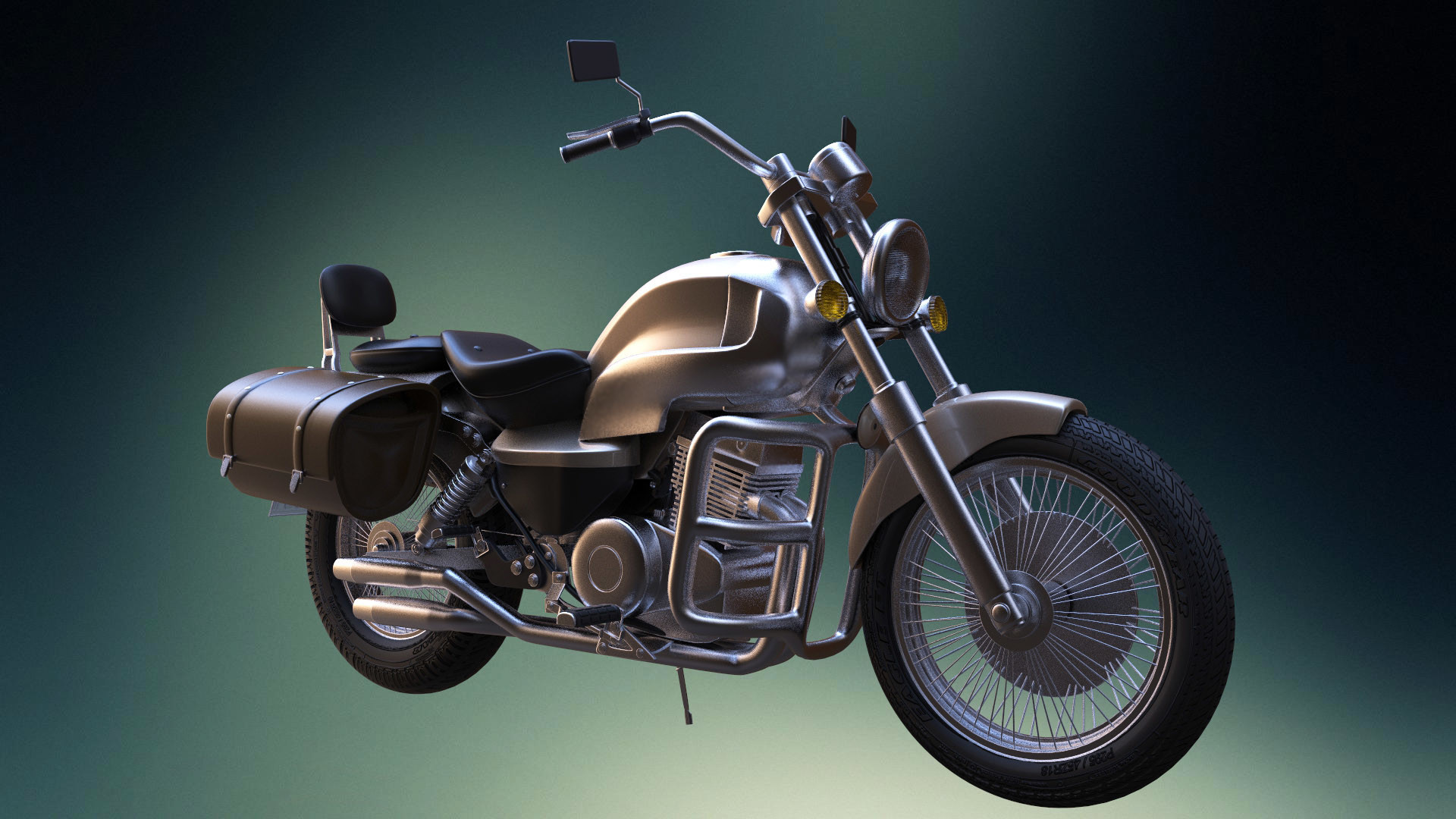 ArtStation - 3d Motorcycle