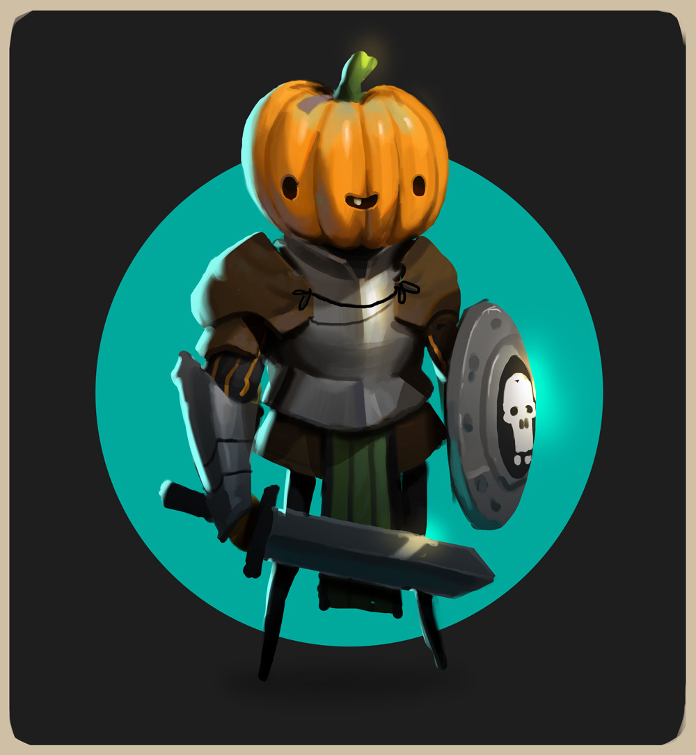 ArtStation - Pumpkin Knight