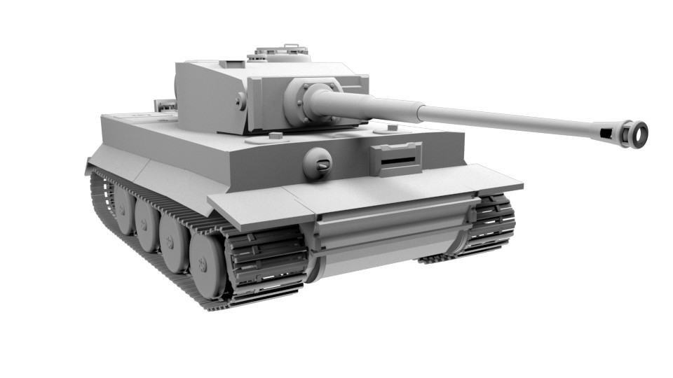 ArtStation - Tiger Tank