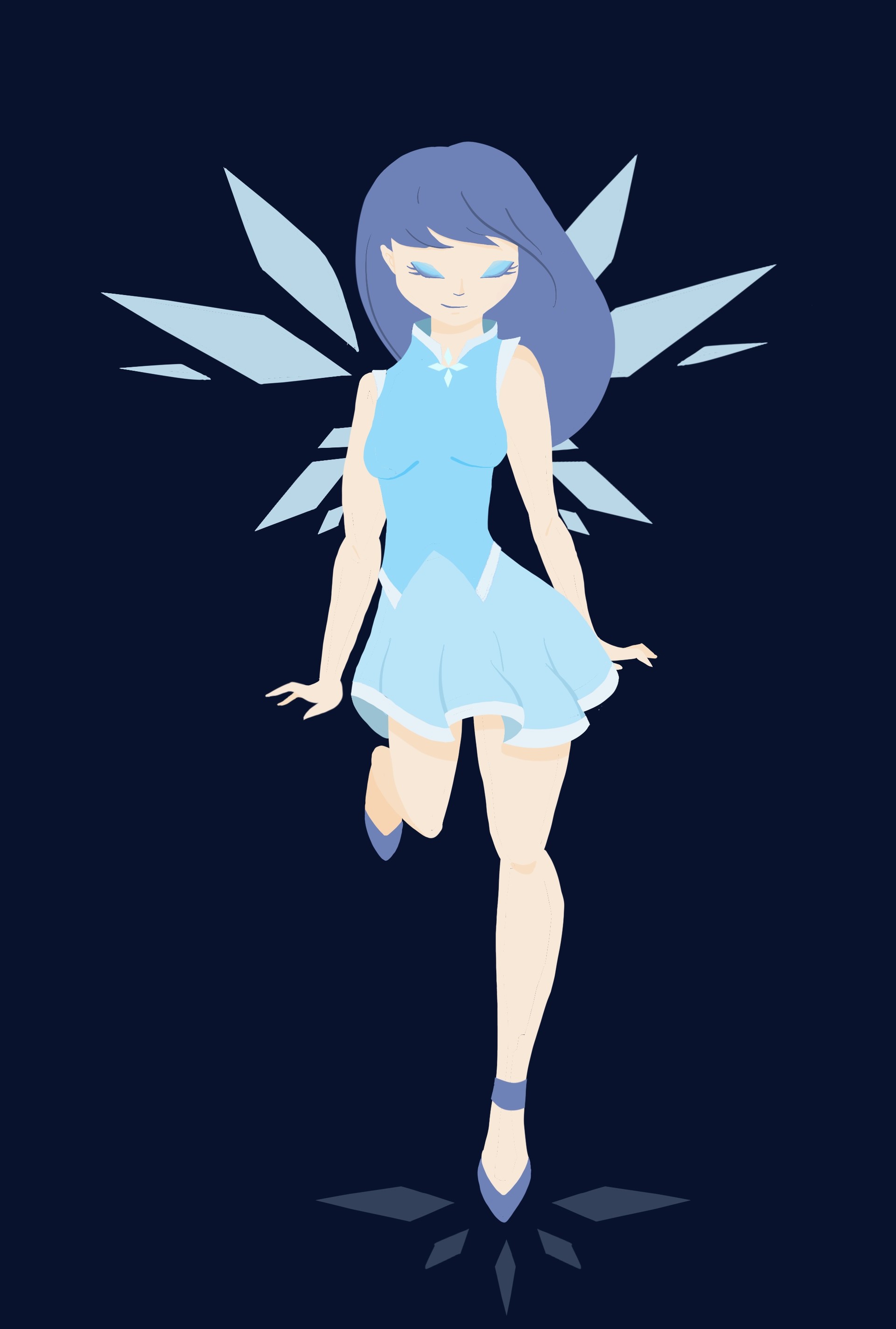 ArtStation - 2D Ice Girl