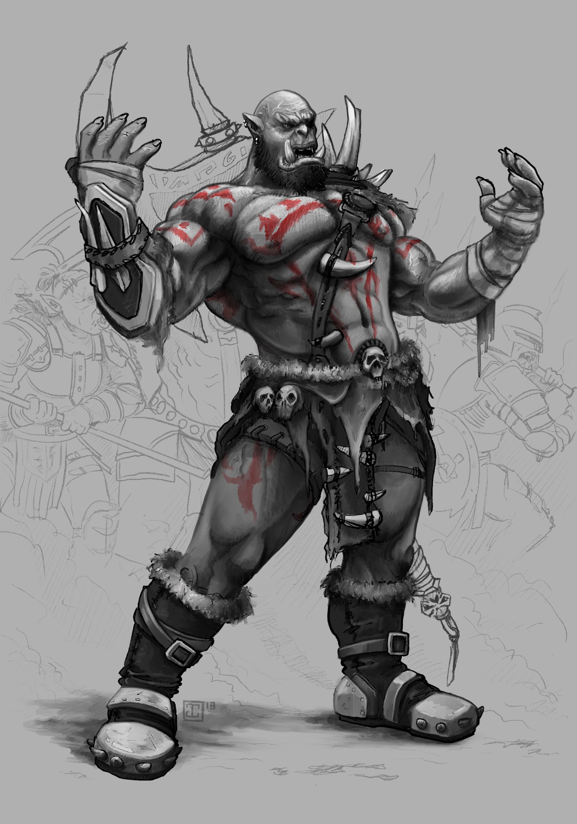 ArtStation - Warlord Orc