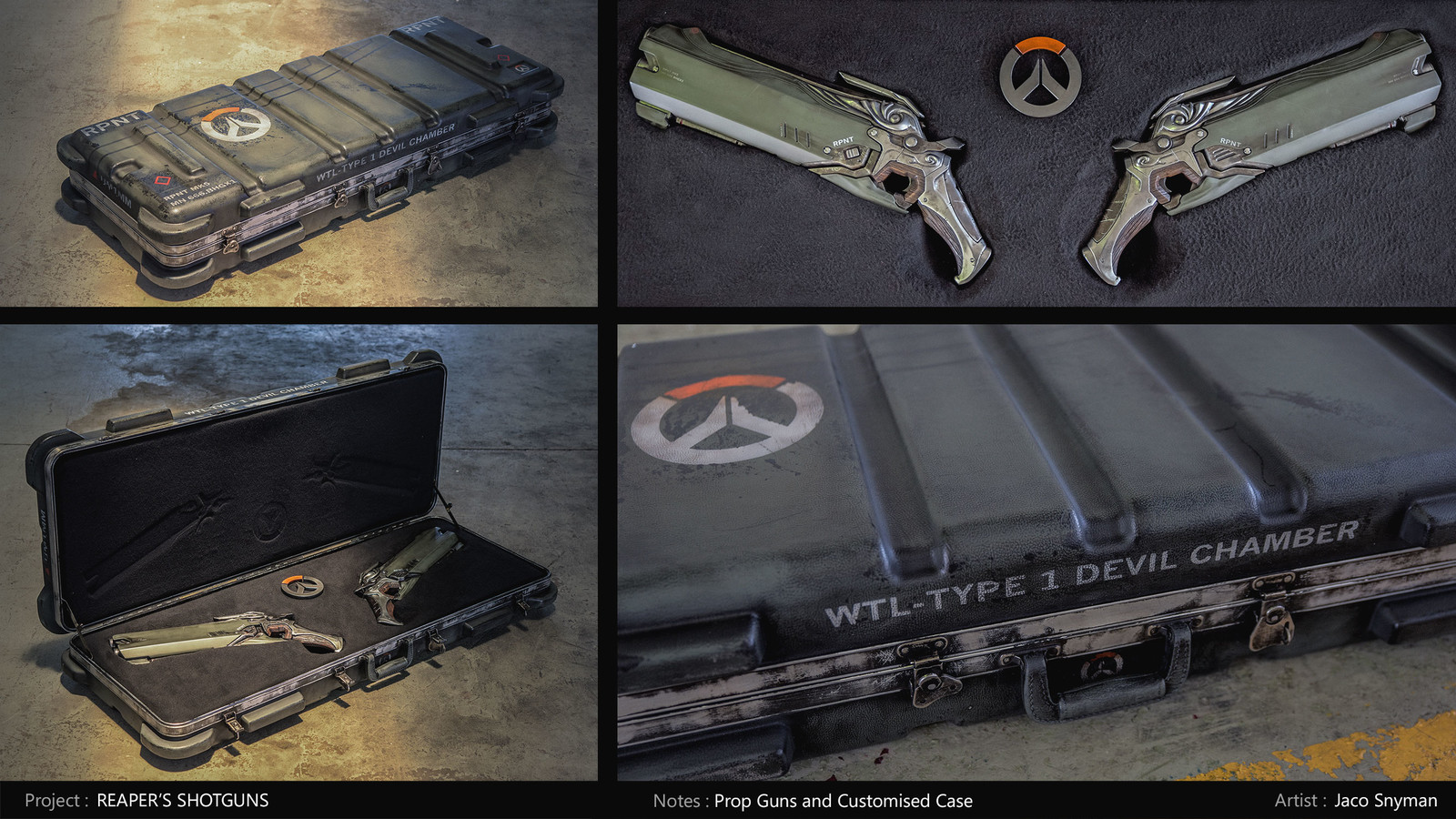 Jaco Snyman - Reaper's Shotguns - 3D printed prop replica