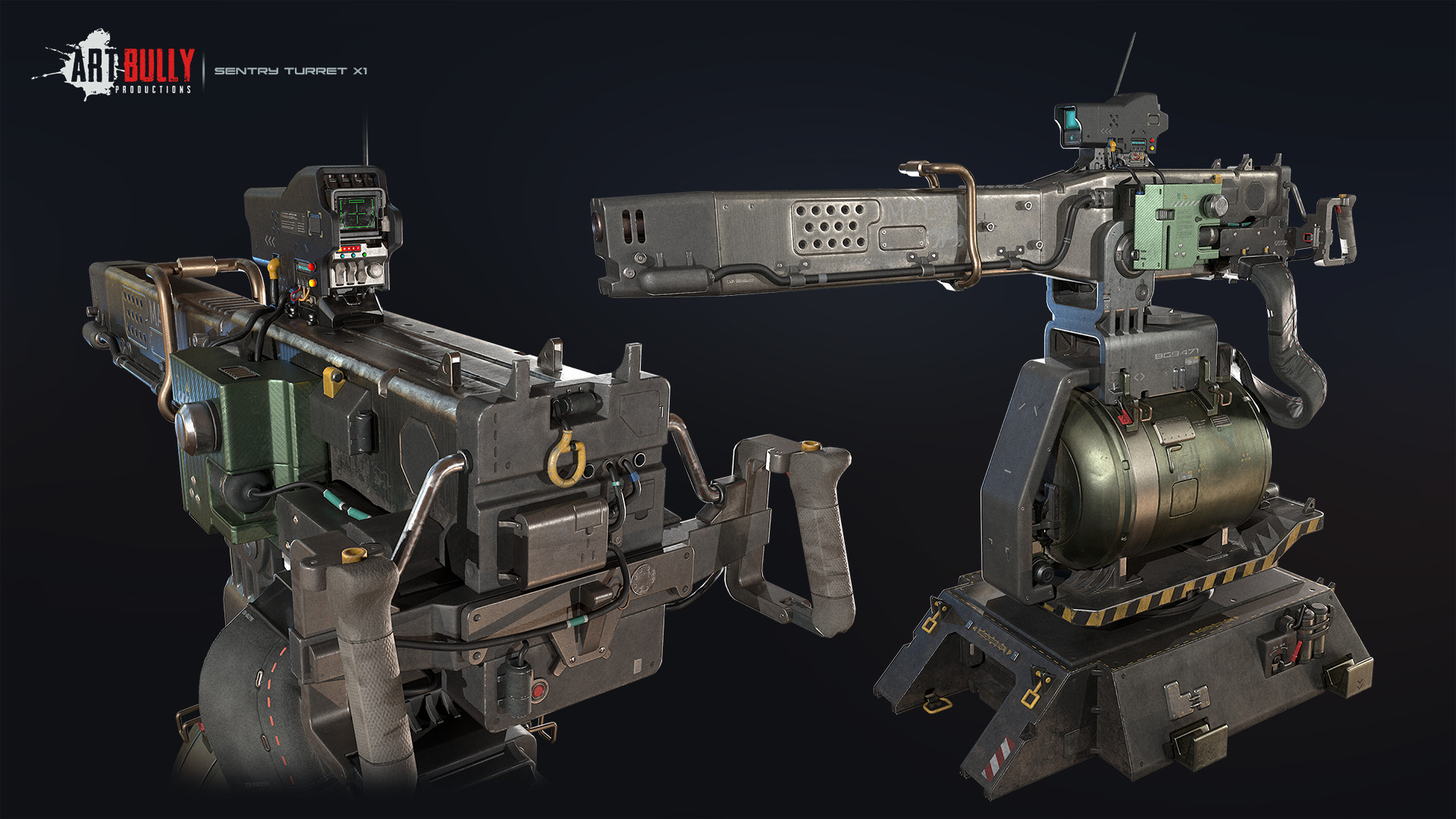 Art Bully Productions - Sentry Turret X1