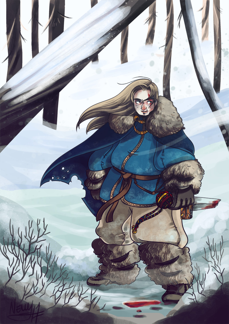 ArtStation - Ghost in Winter