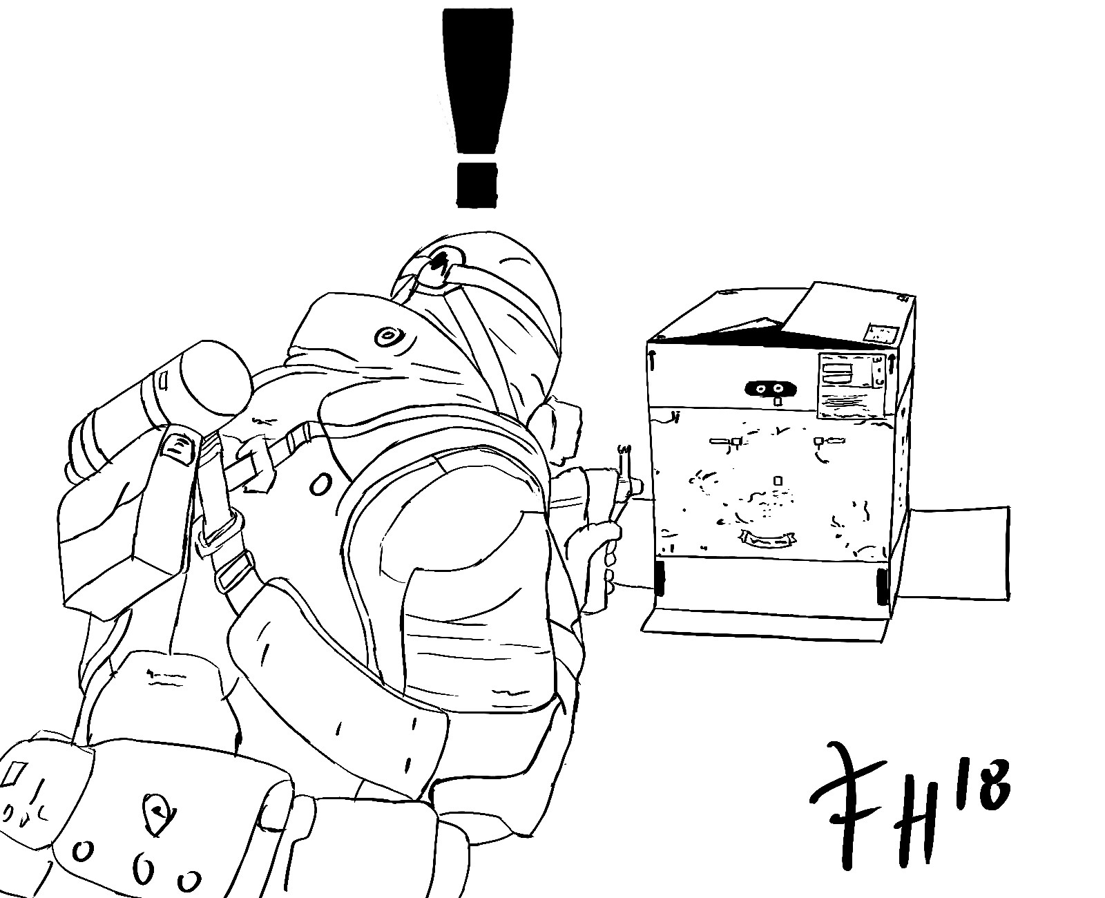 ArtStation - Inktober - 16 - Angular