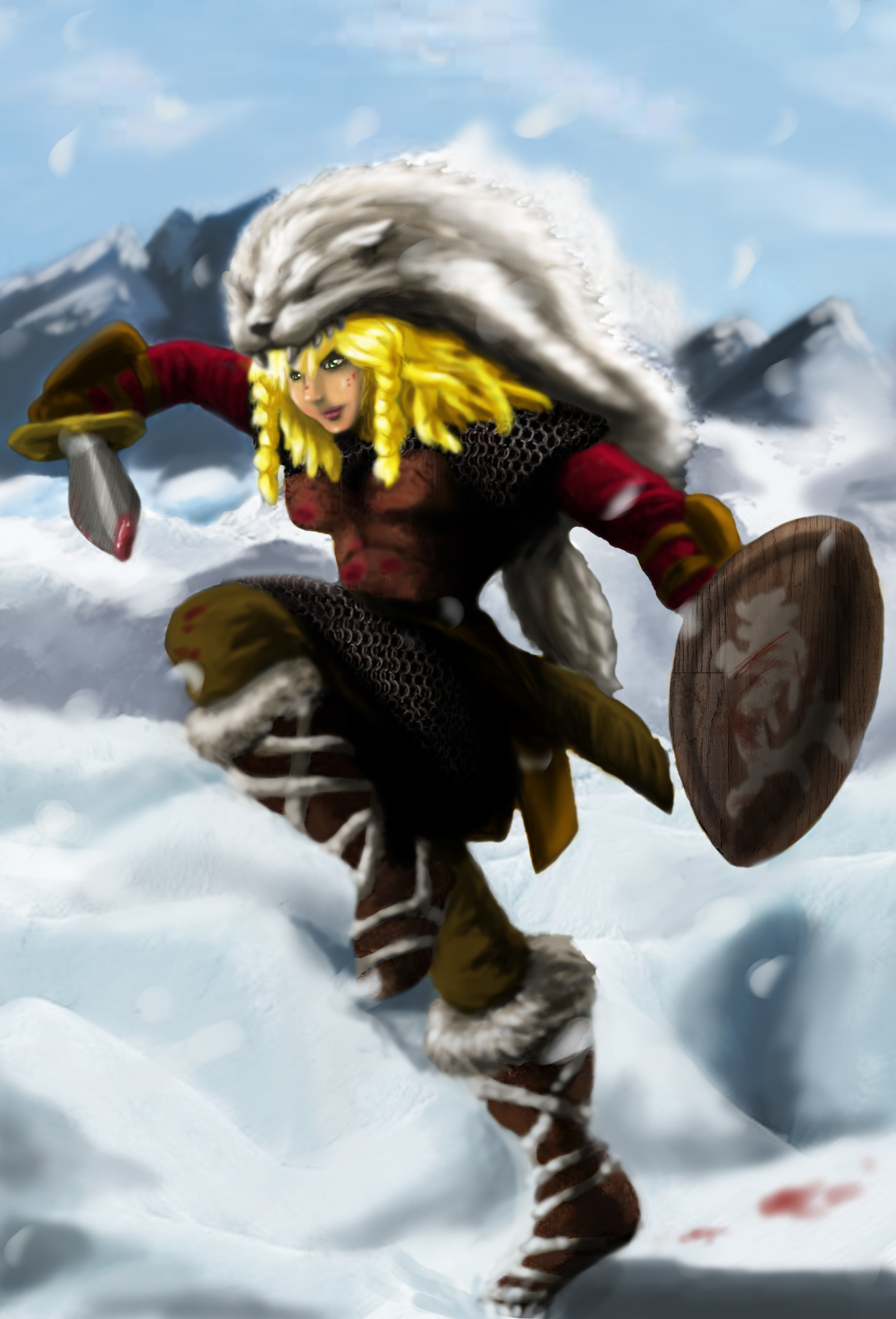 ArtStation - Frozen Warrior