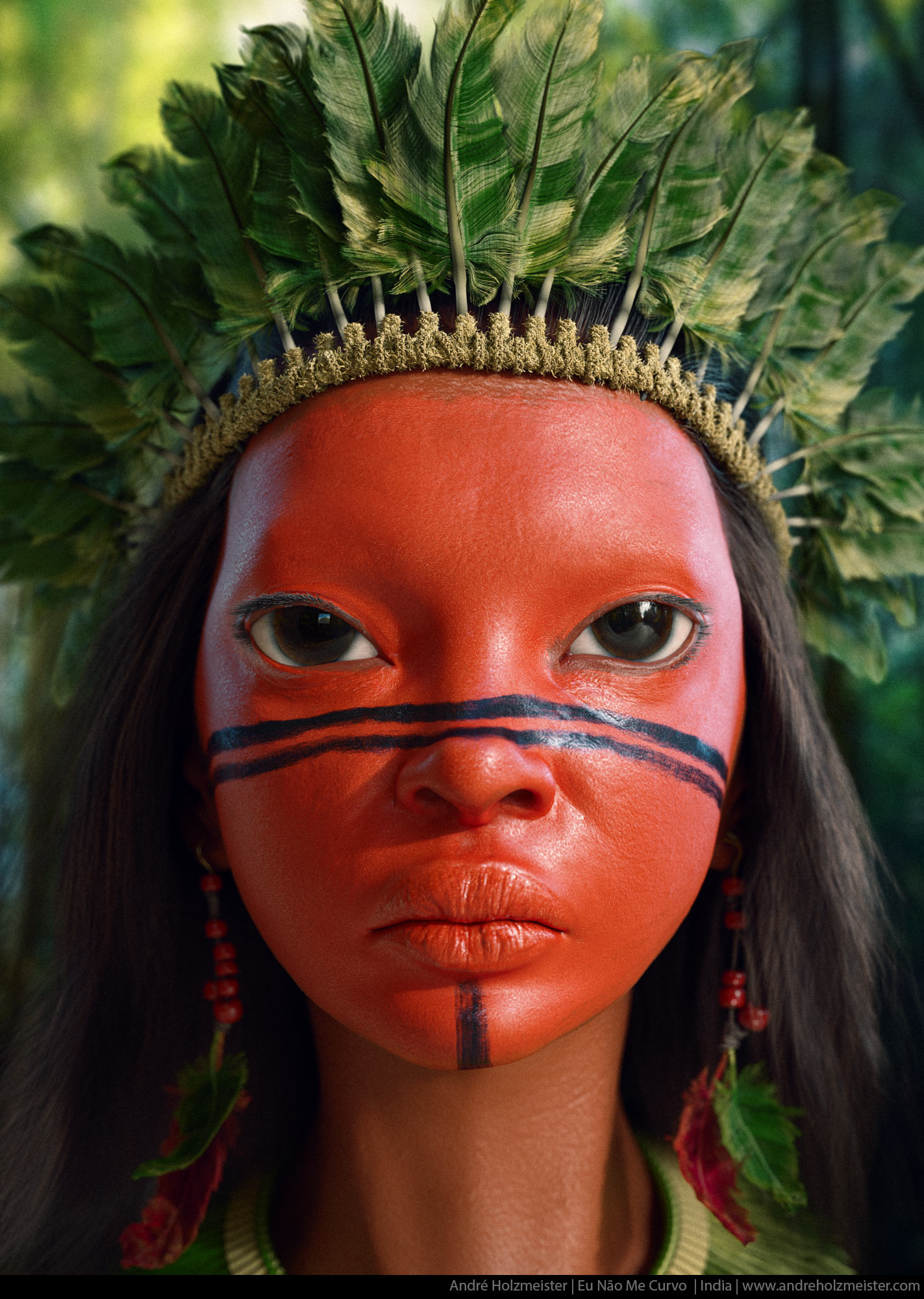 ArtStation - I DO NOT BOW | INDIAN